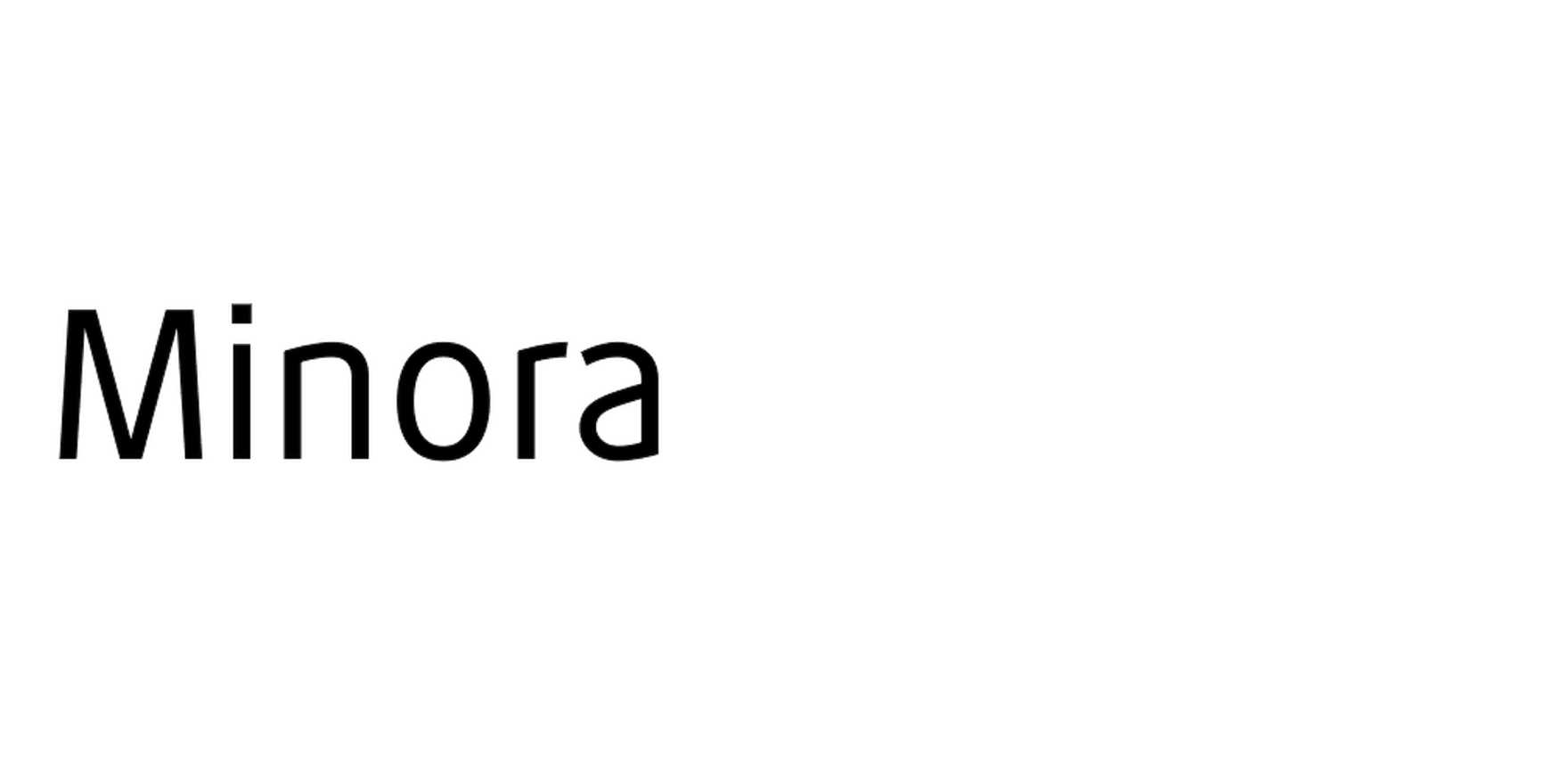 Minora in use - Fonts In Use
