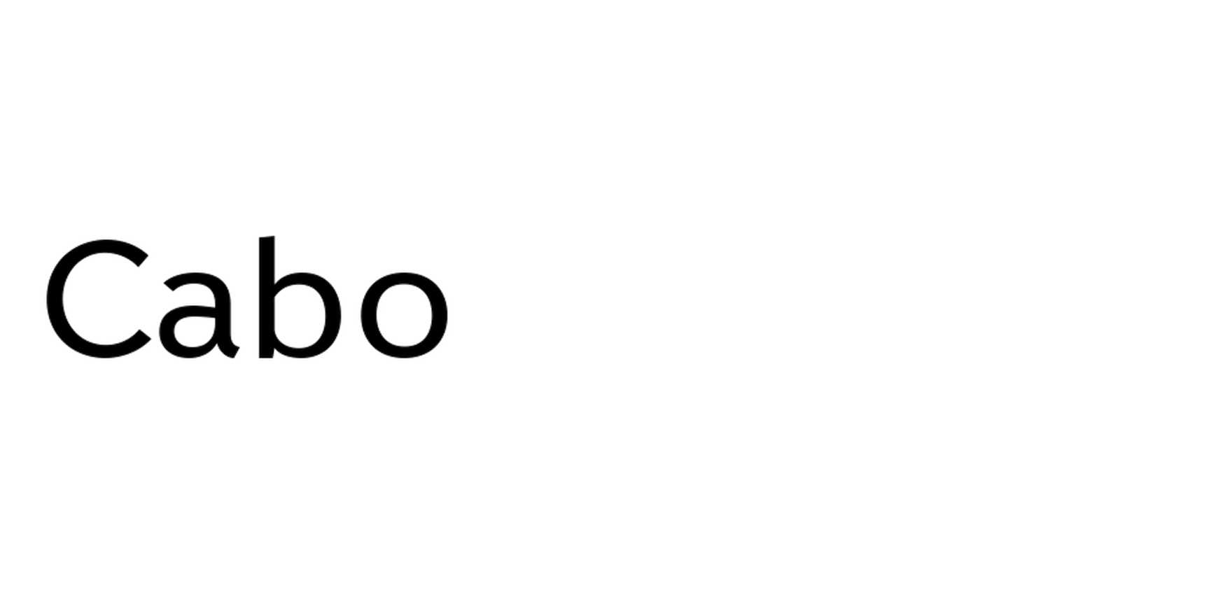 Cabo in use - Fonts In Use