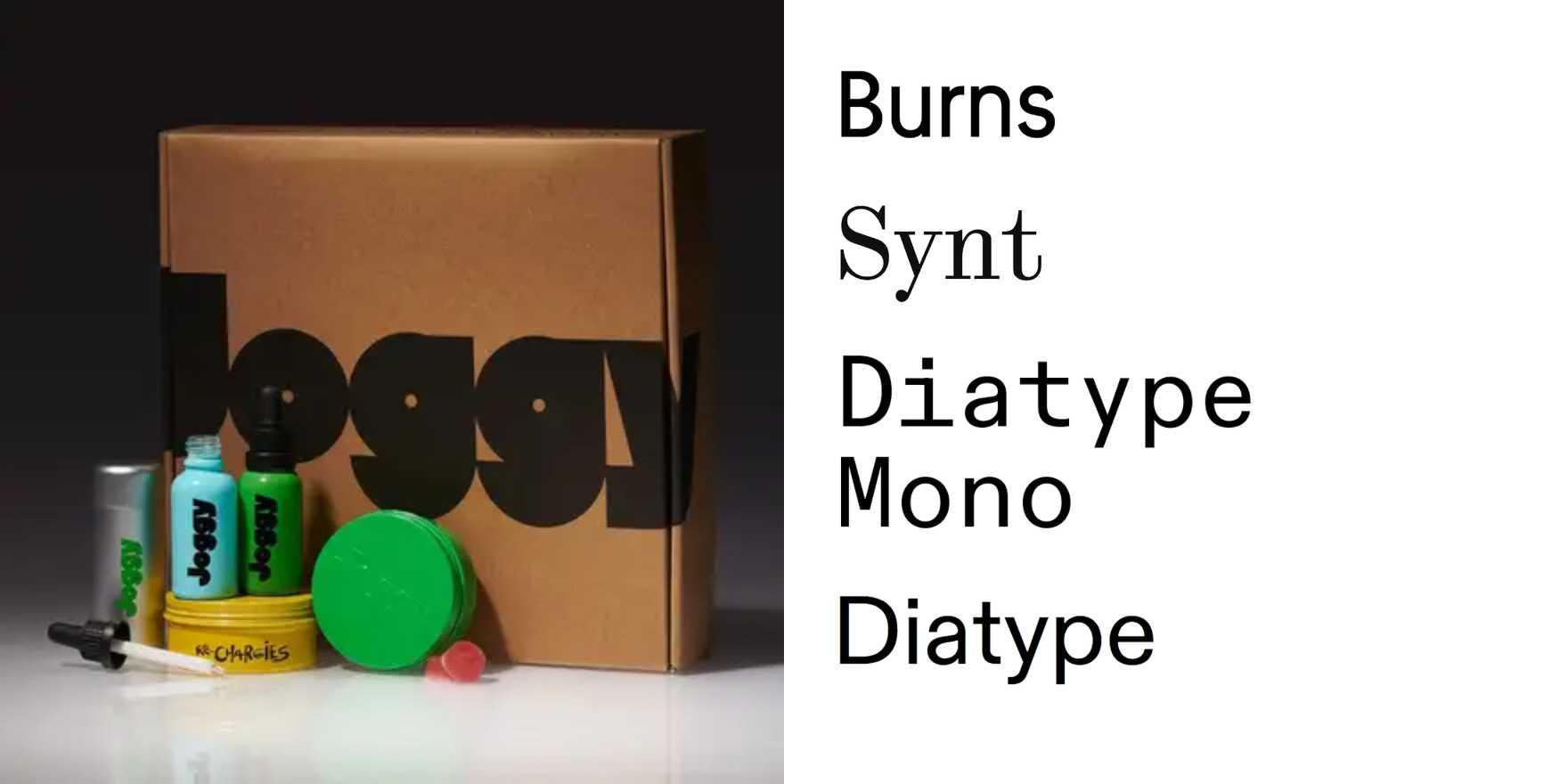 Joggy - Fonts In Use