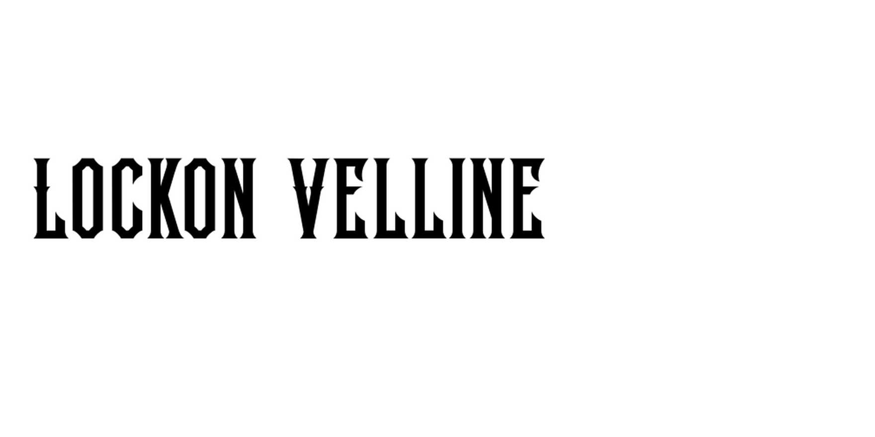Lockon Velline in use - Fonts In Use