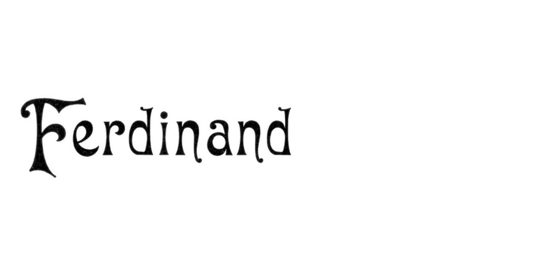 Ferdinand in use - Fonts In Use
