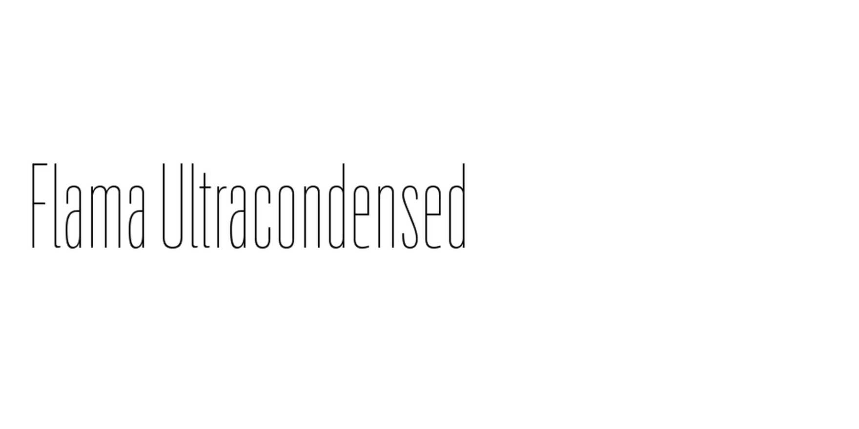 Flama Ultracondensed in use - Fonts In Use
