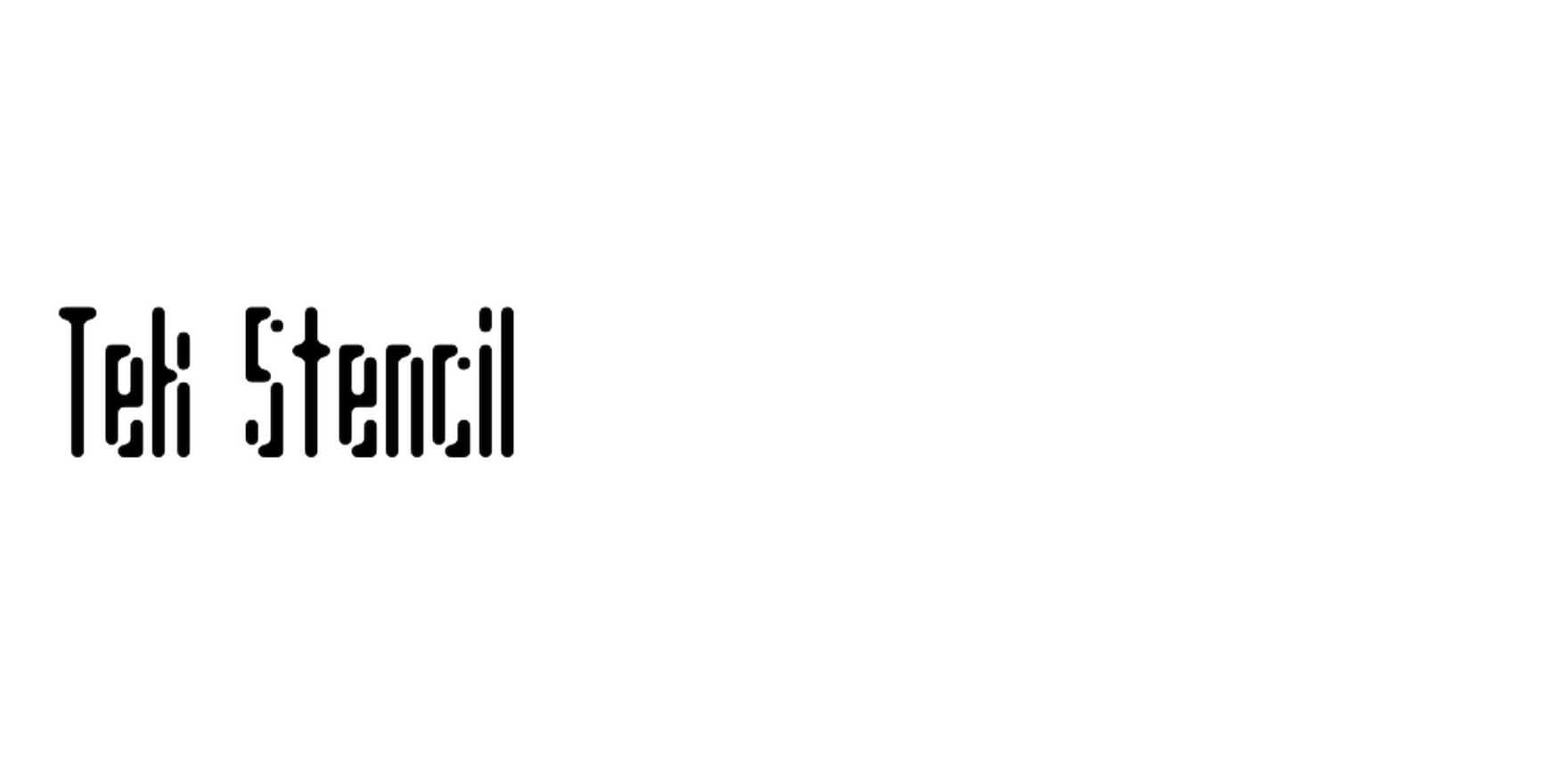 Tek Stencil in use - Fonts In Use