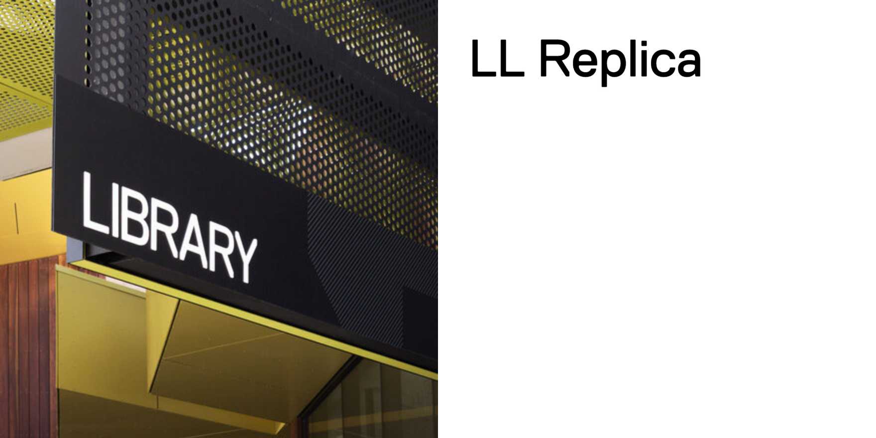 Bendigo Library - Fonts In Use