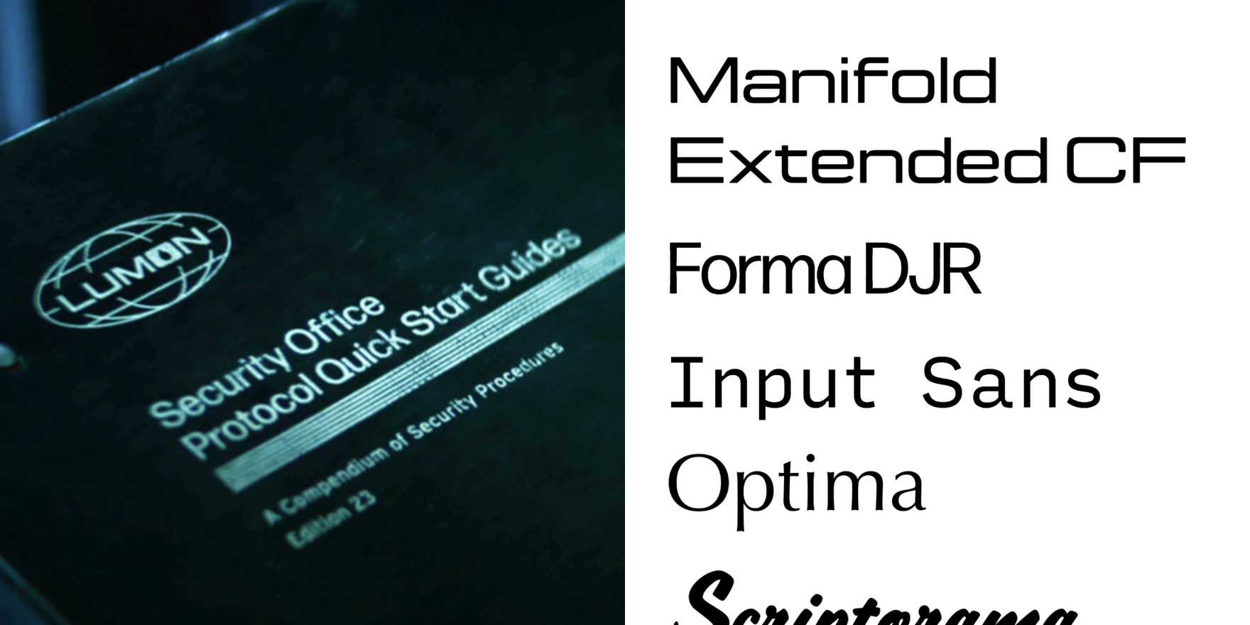 Severance (TV series) - Fonts In Use