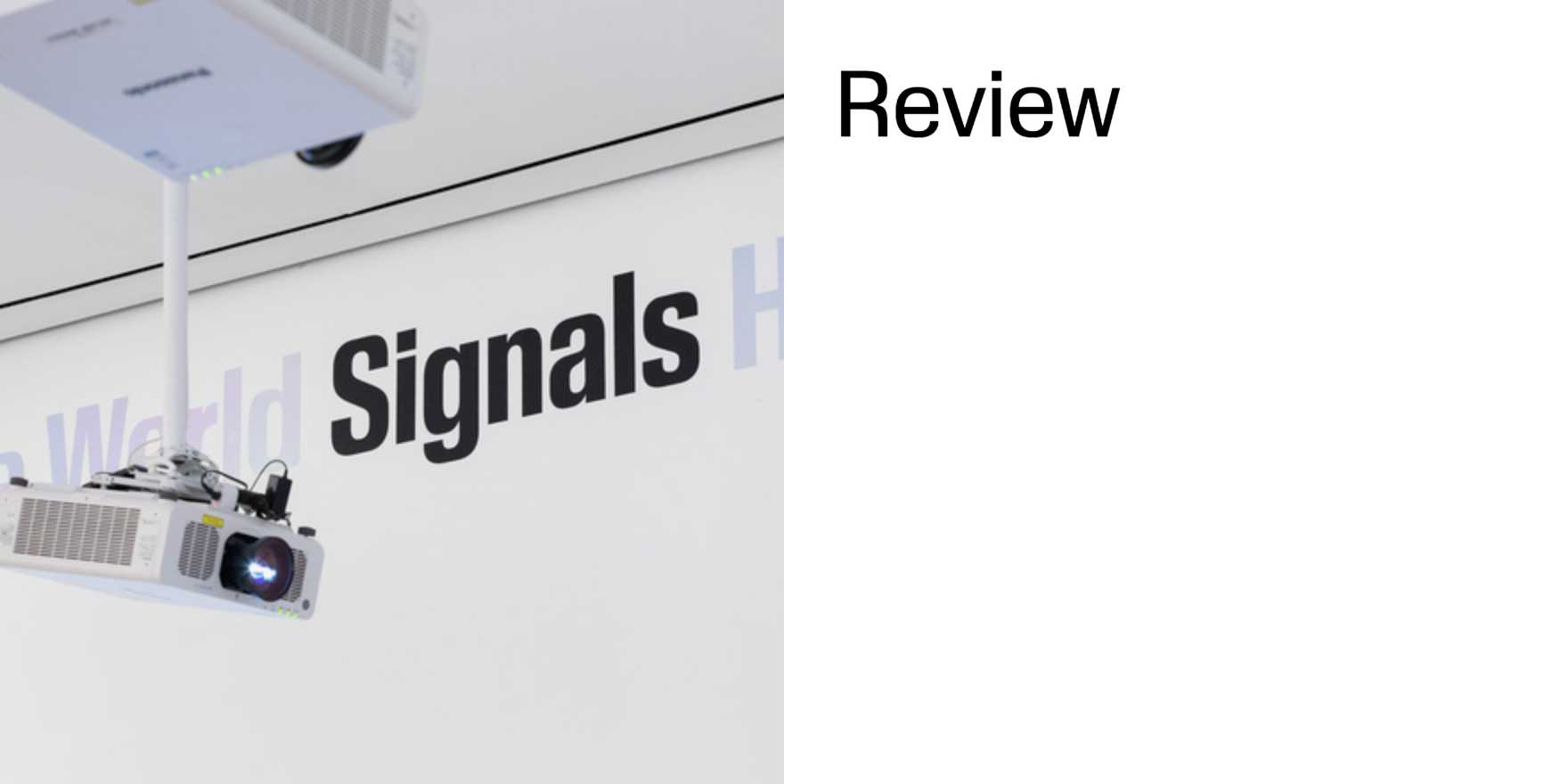 Signals: How Video Transformed the World exhibition - Fonts In Use