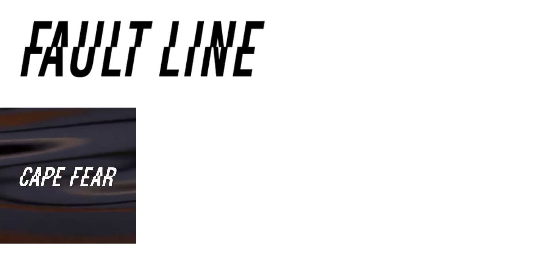 Fault Line in use - Fonts In Use