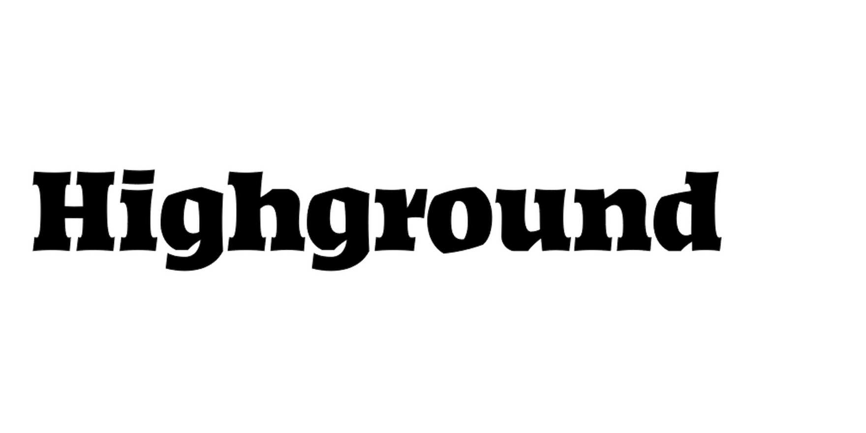 Highground in use - Fonts In Use