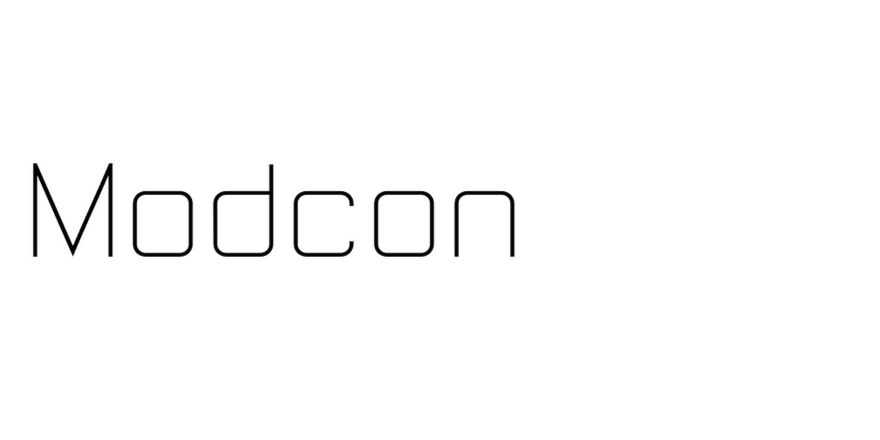 Modcon in use - Fonts In Use