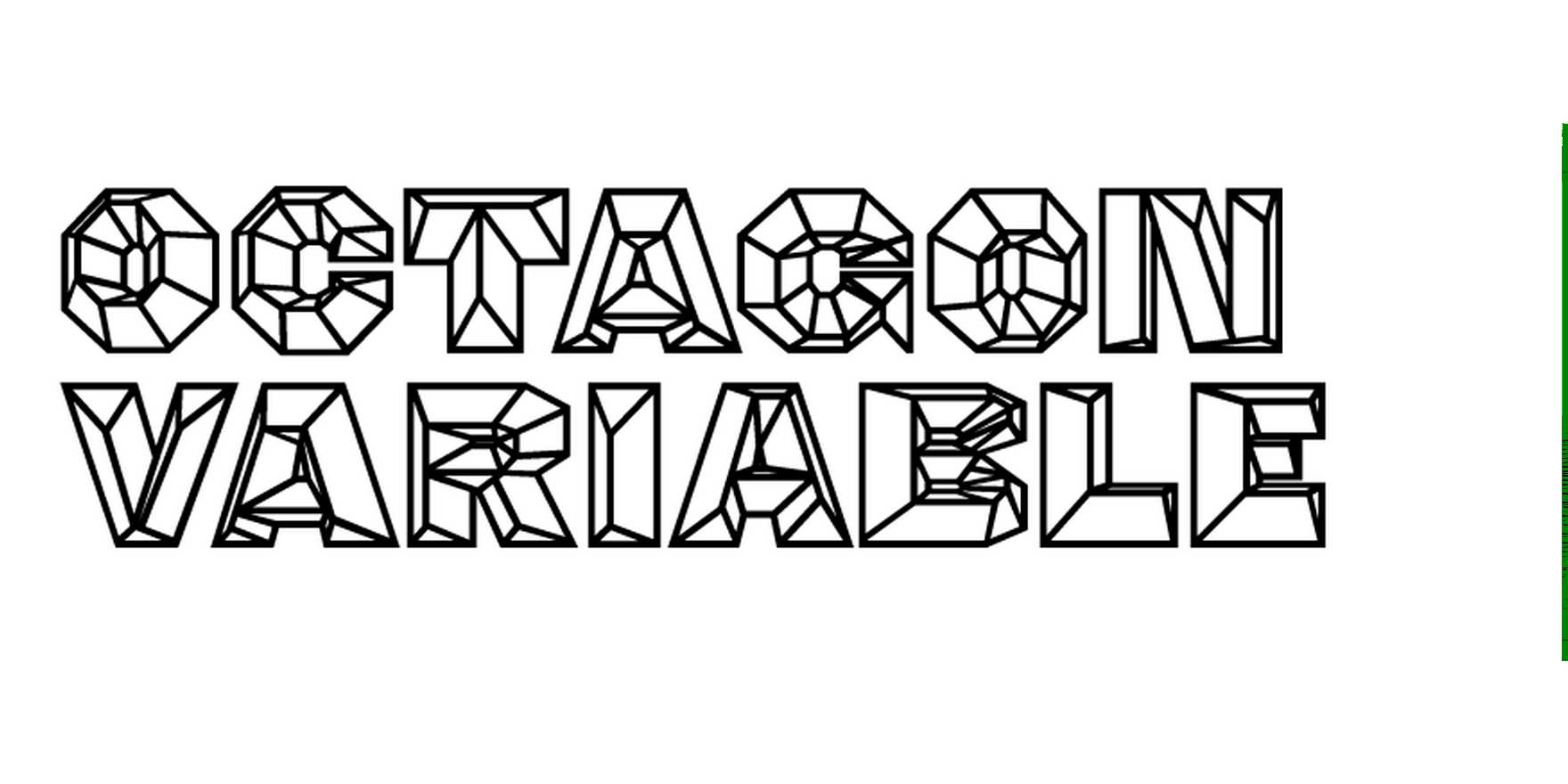 Octagon Variable in use - Fonts In Use