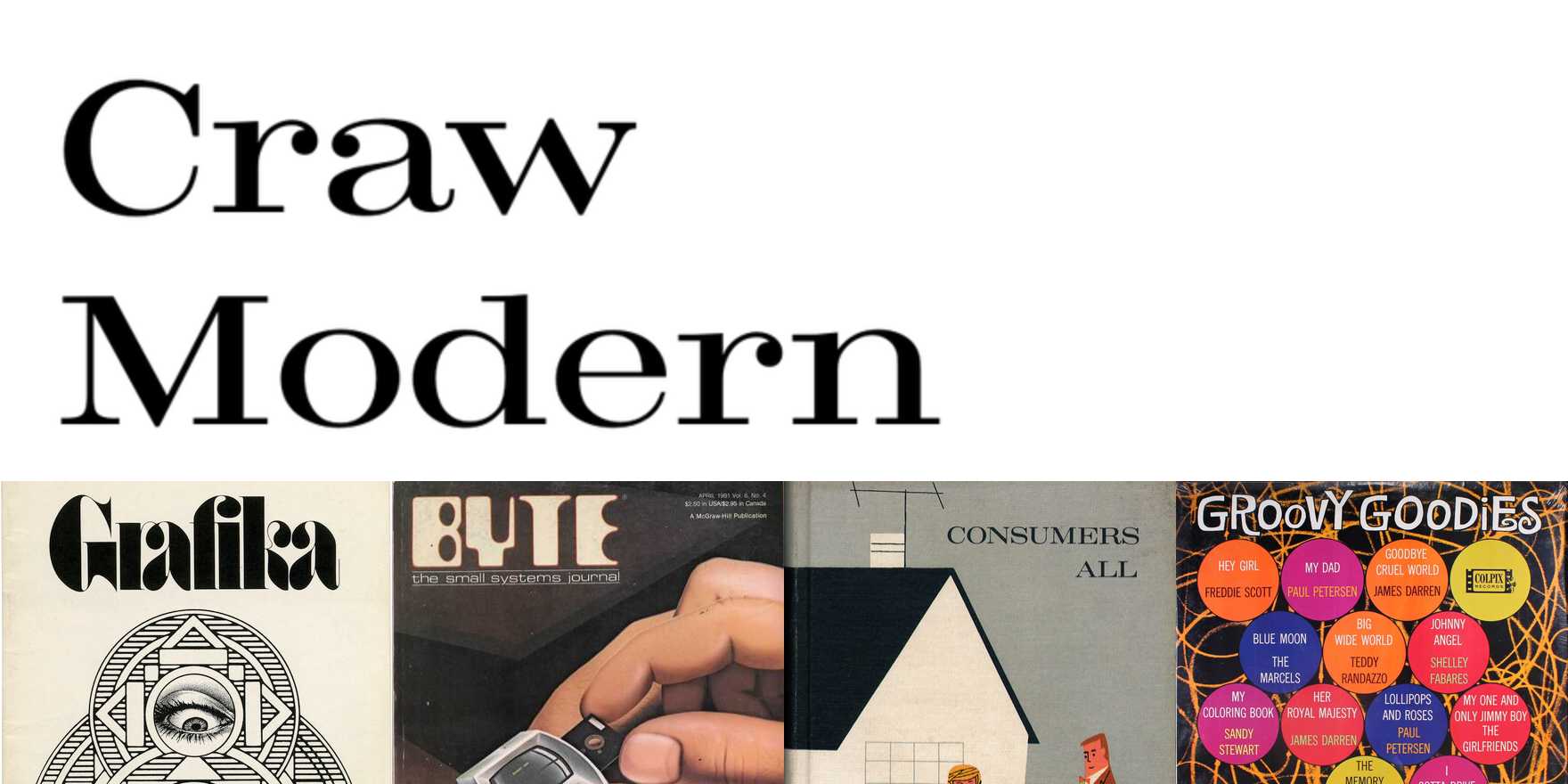 Craw Modern in use - Fonts In Use