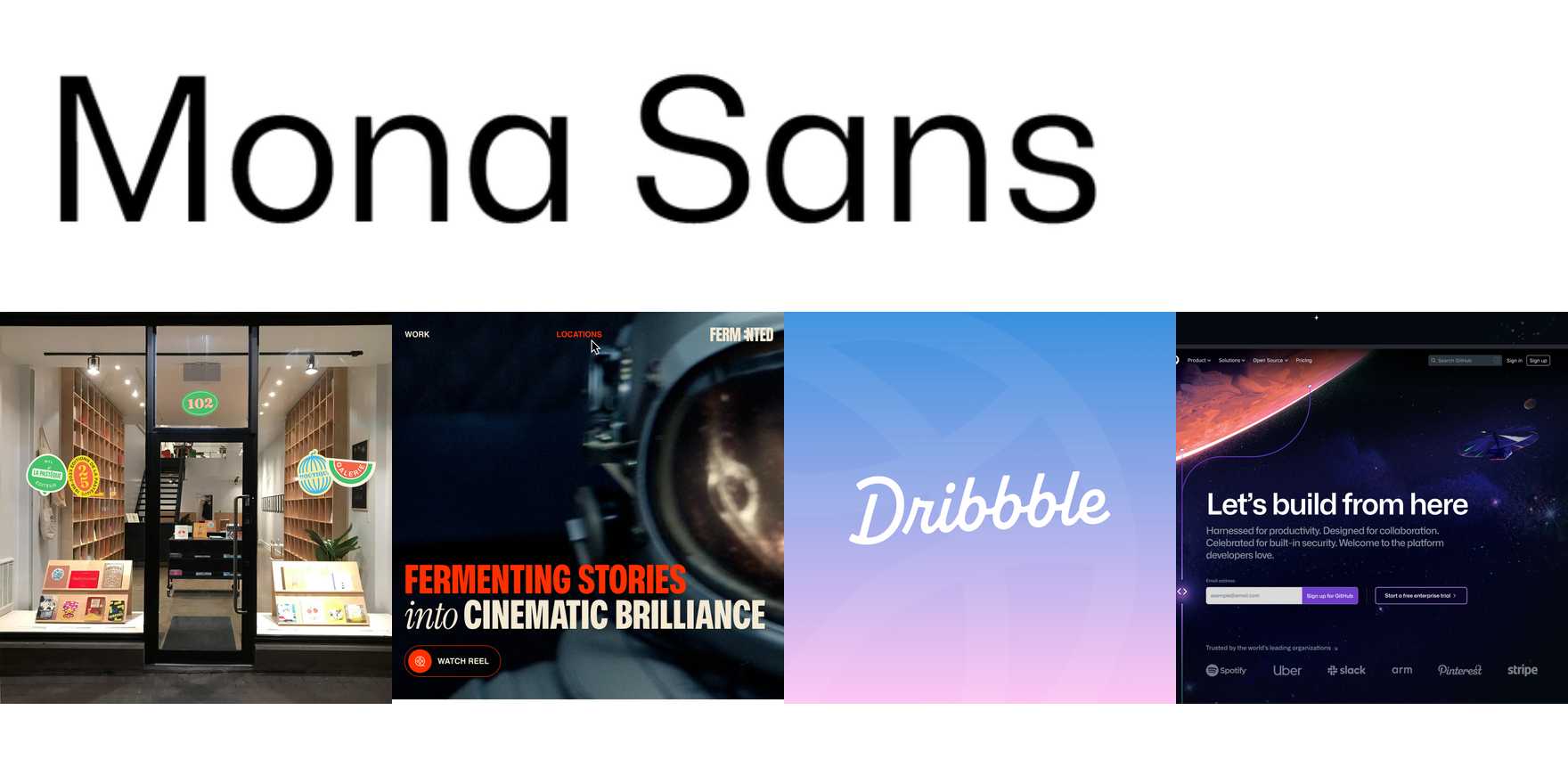 Mona Sans in use - Fonts In Use