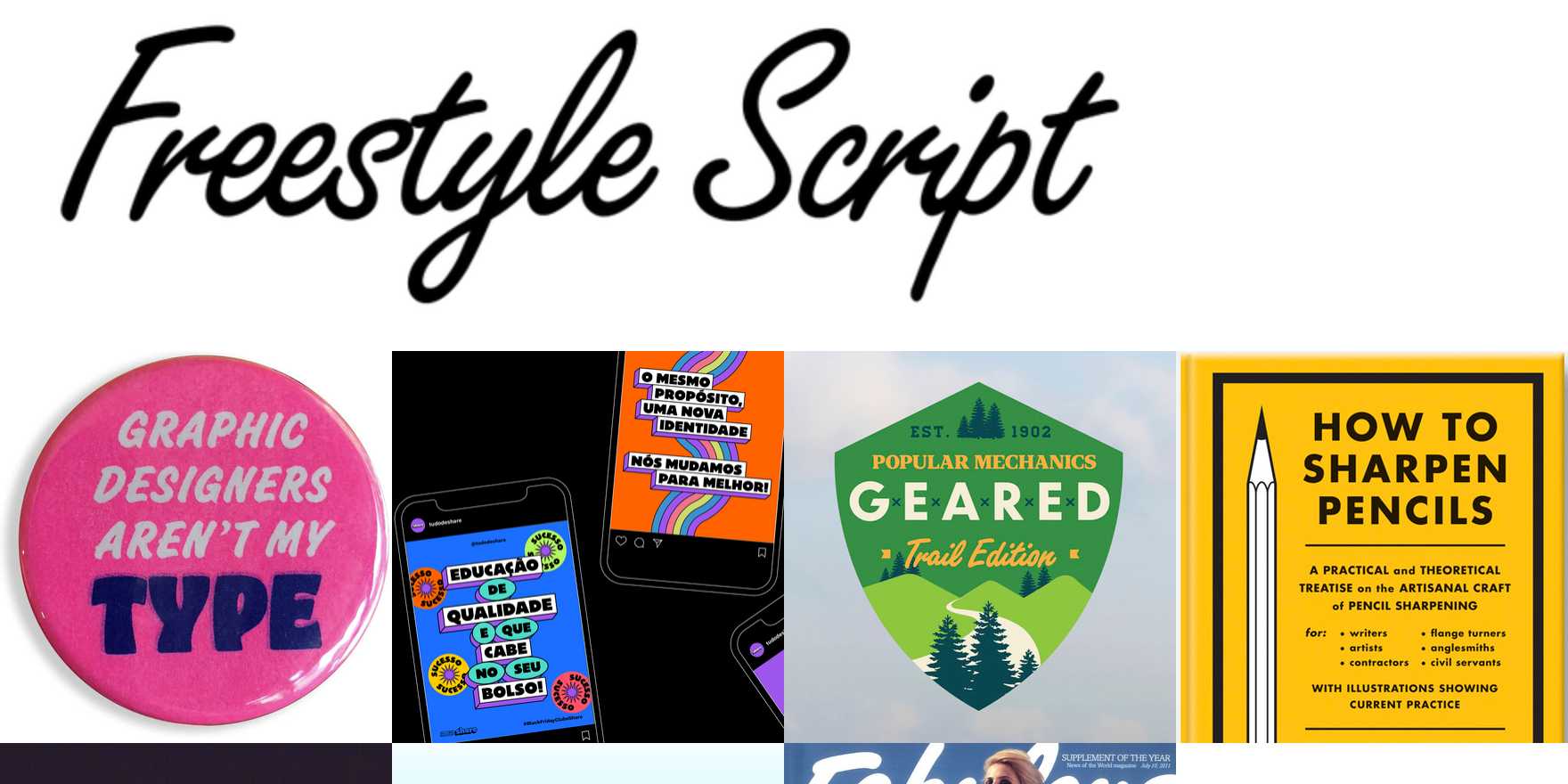 Freestyle Script in use - Fonts In Use