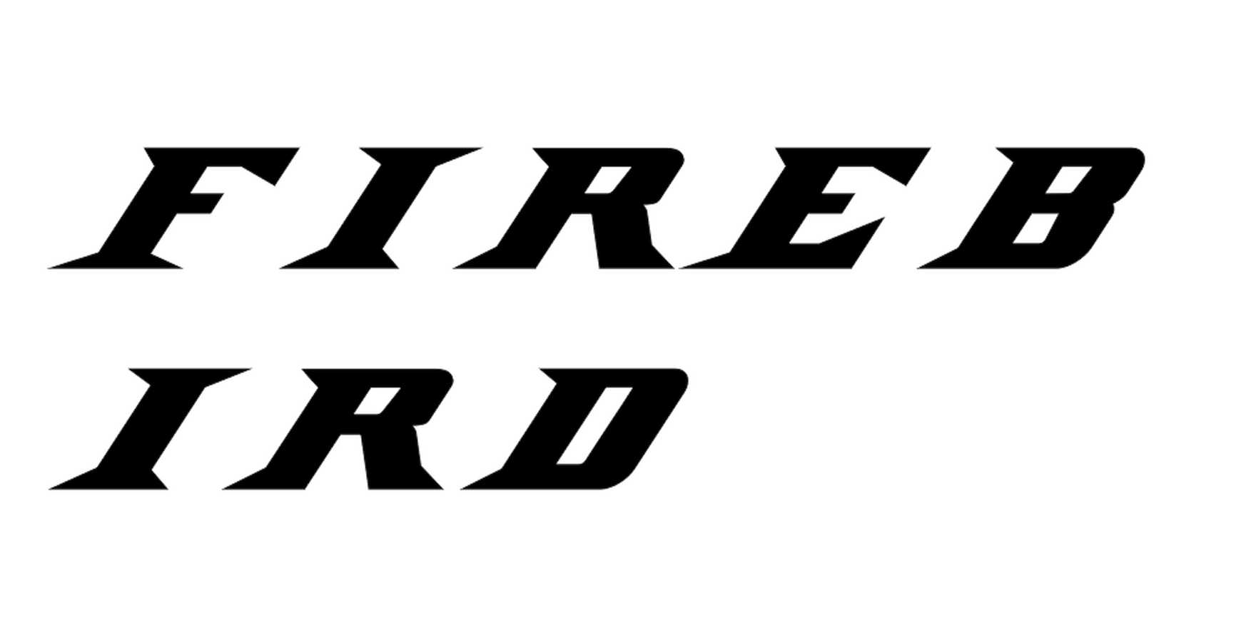 FIREBIRD in use - Fonts In Use