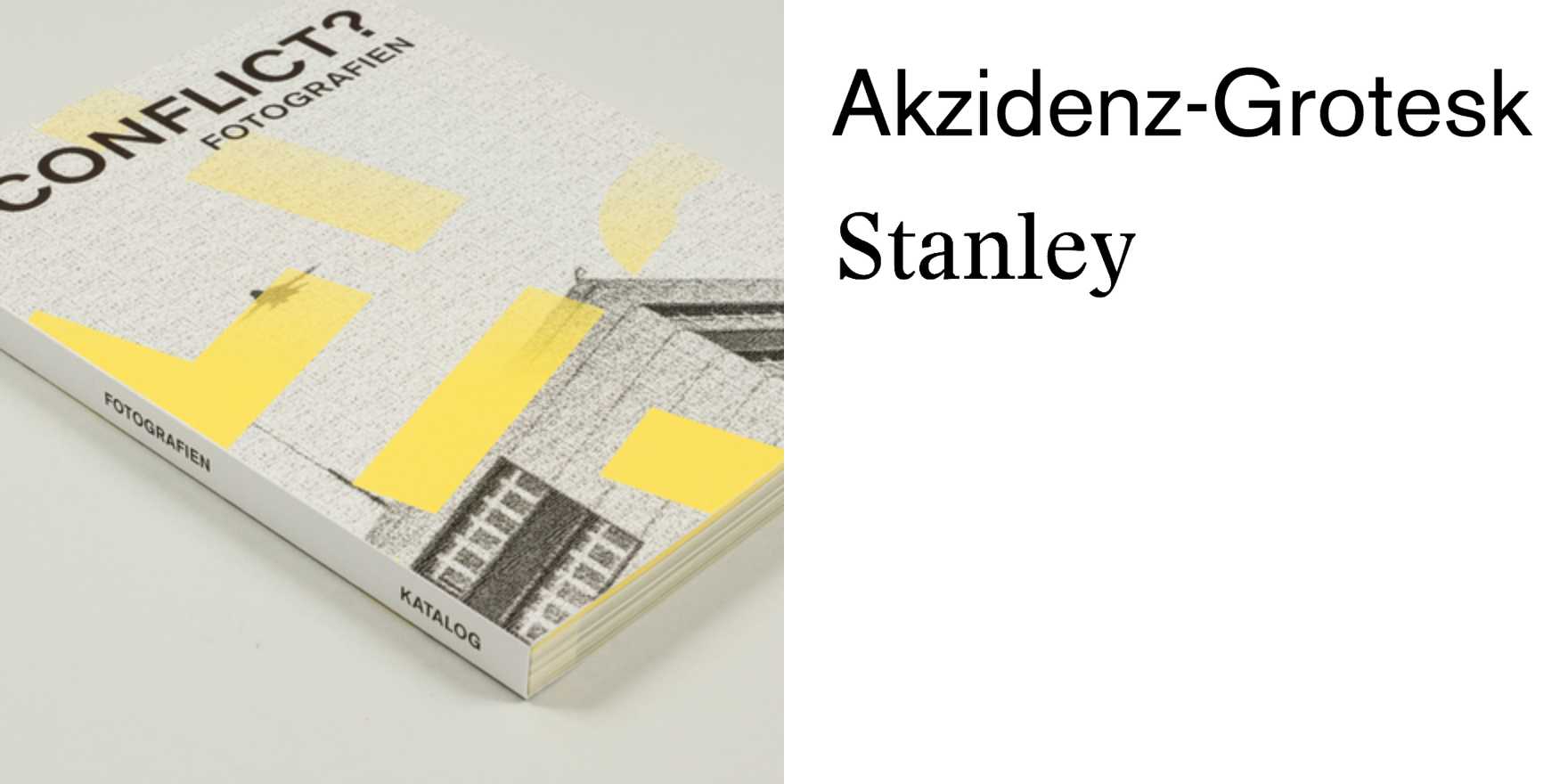 Conflict? - Fonts In Use