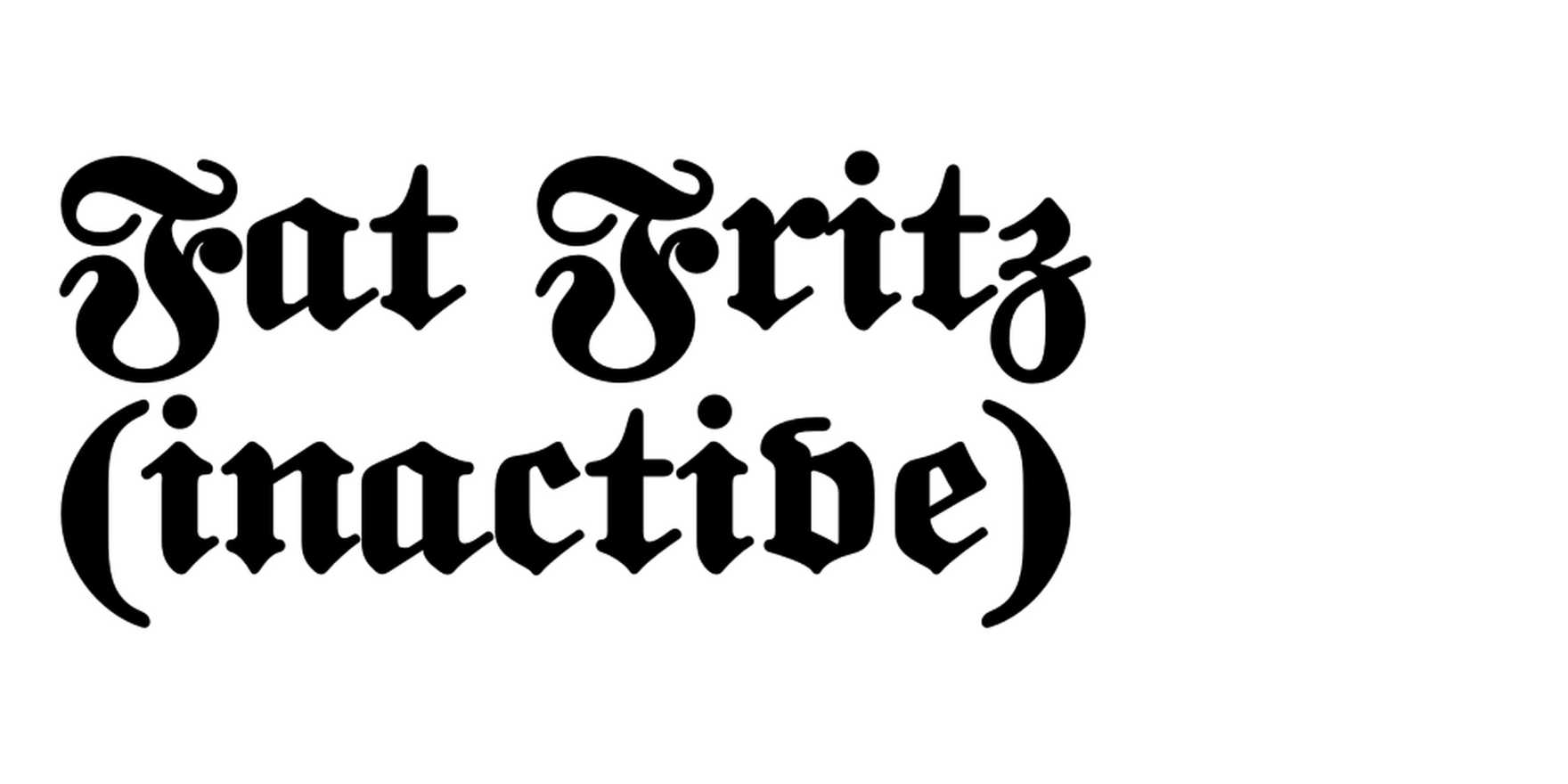 Fat Fritz (inactive) in use - Fonts In Use