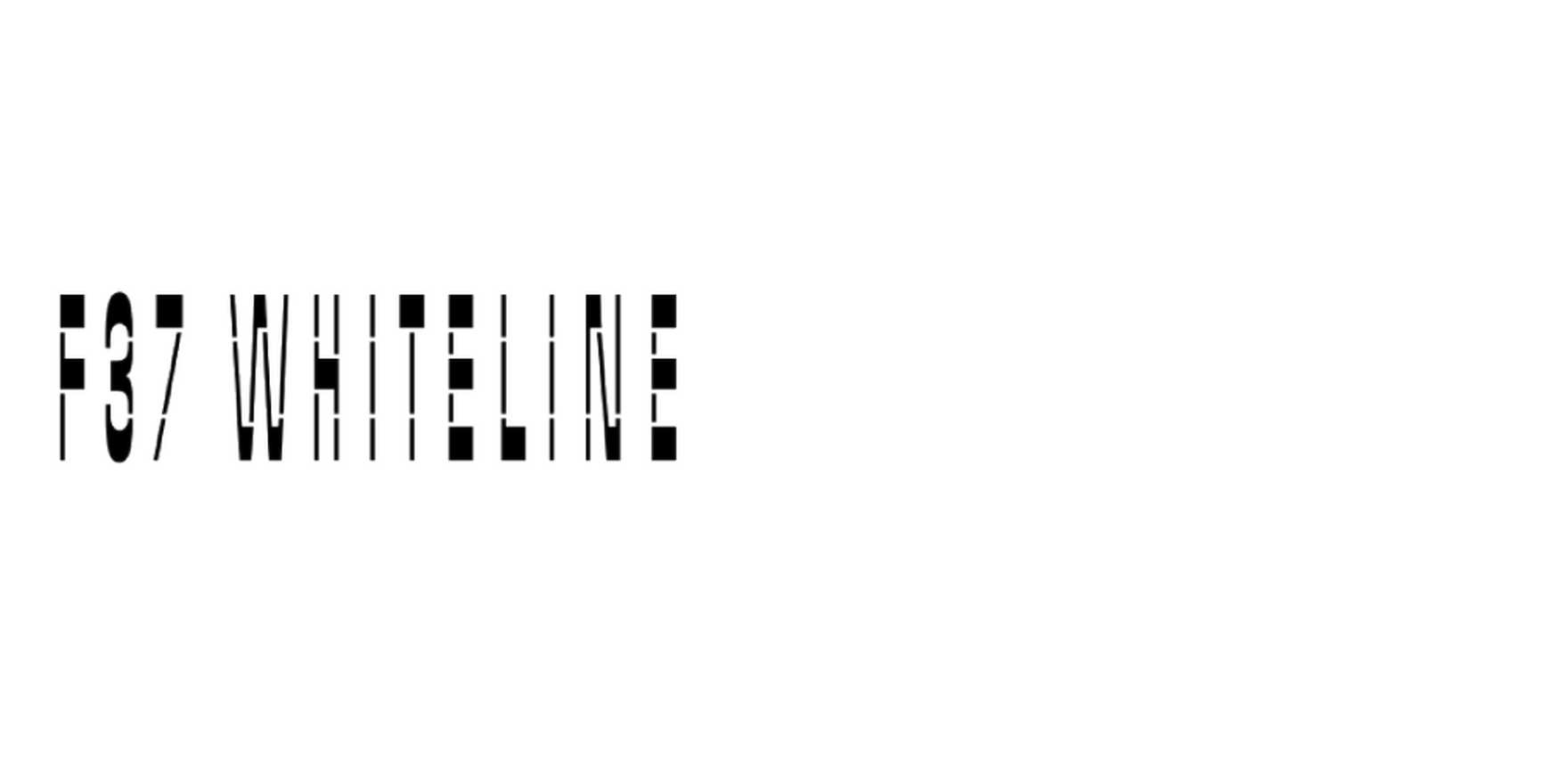 F37 Whiteline in use - Fonts In Use