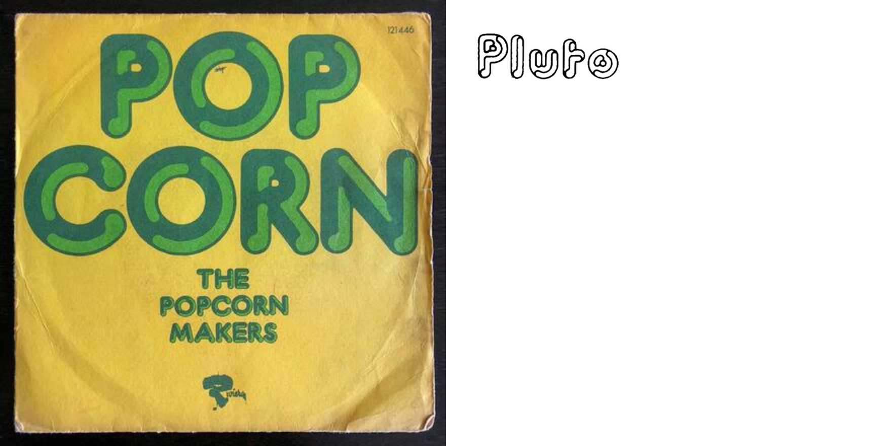 The Popcorn Makers – “Popcorn” single cover - Fonts In Use