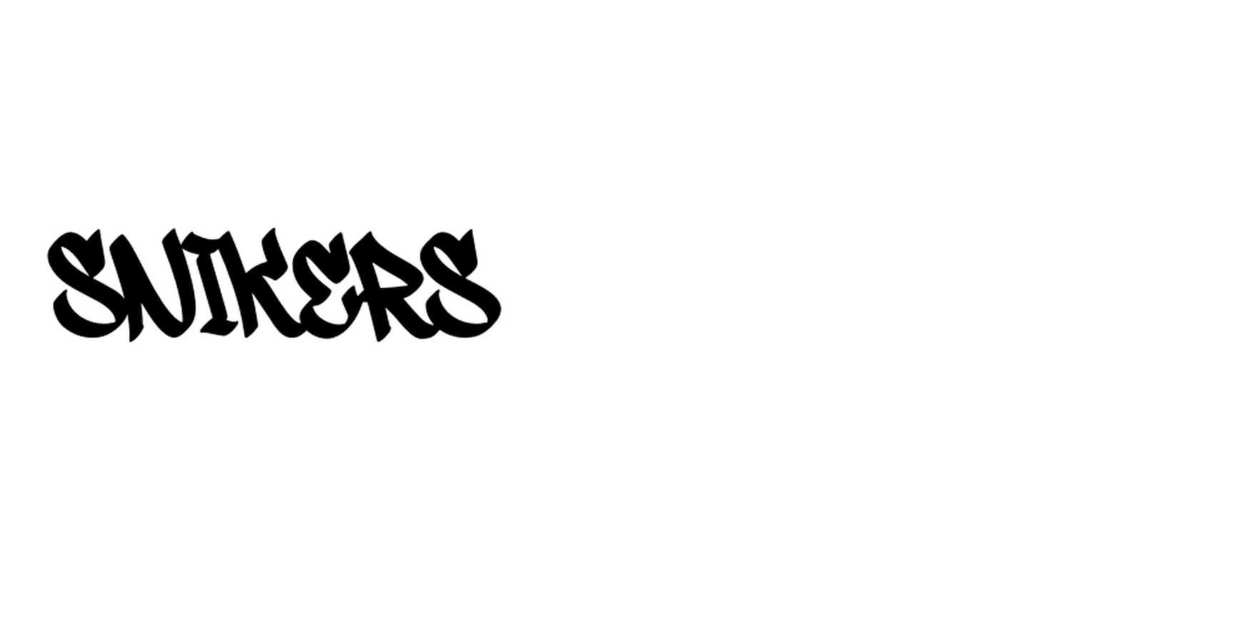 Snikers in use - Fonts In Use