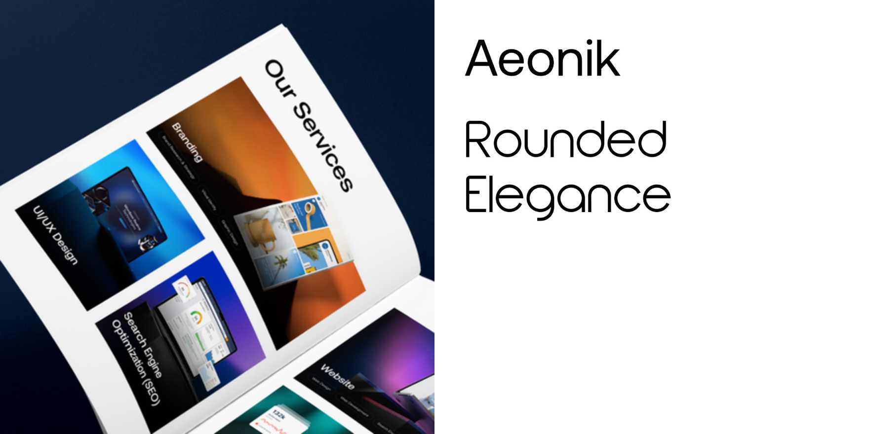 Brand Vision portfolio booklet - Fonts In Use