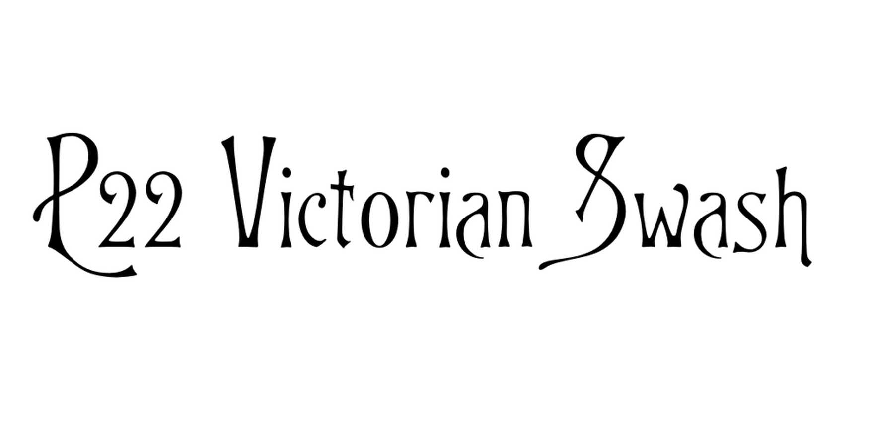 P22 Victorian Swash in use - Fonts In Use