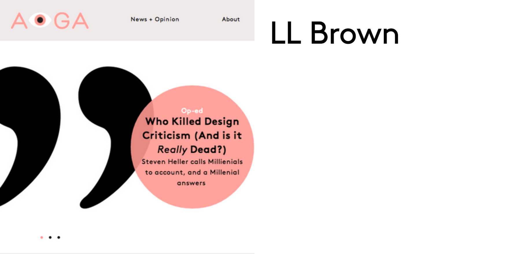 Eye On Design: AIGA Blog - Fonts In Use