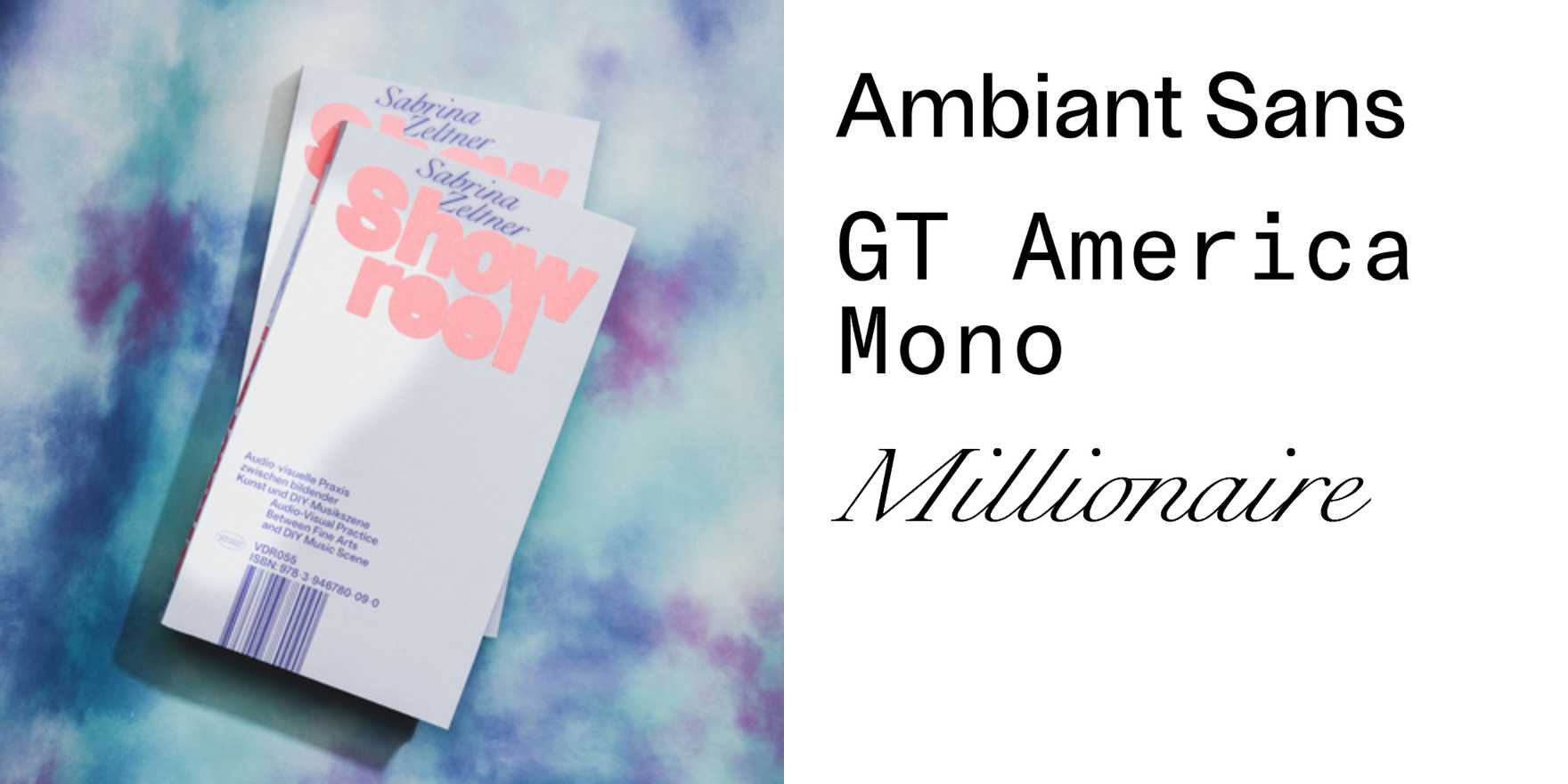 Showreel by Sabrina Zeltner - Fonts In Use