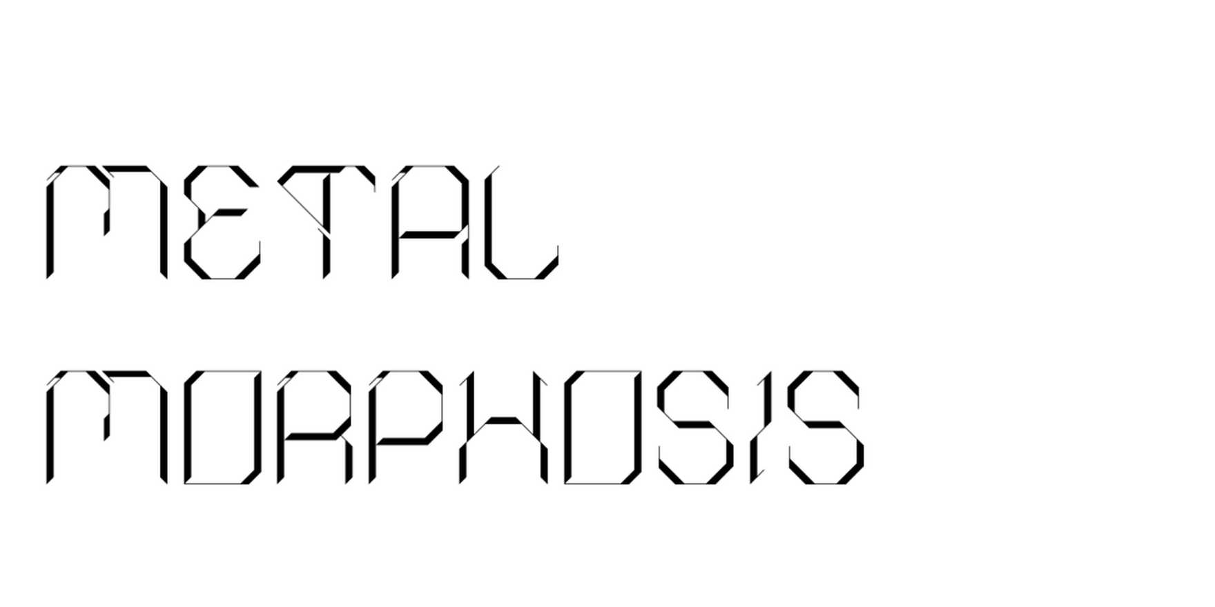 Metal Morphosis in use - Fonts In Use