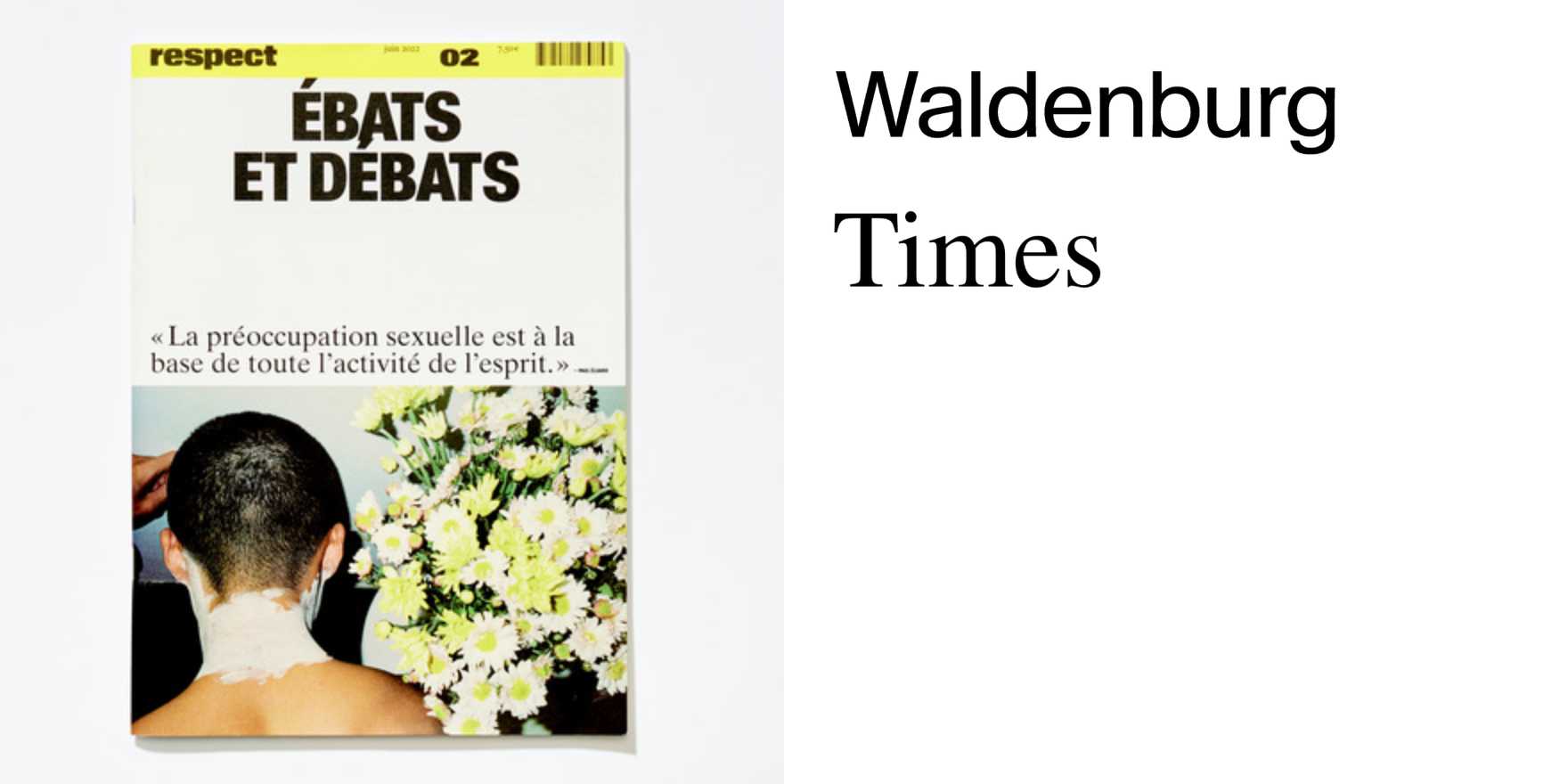 Respect magazine, issue 02 - Fonts In Use