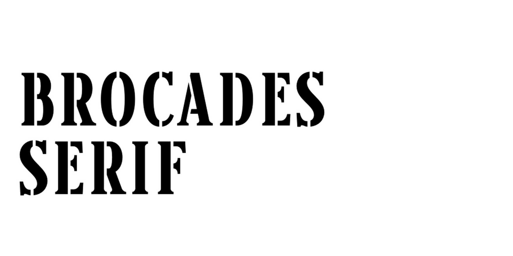 Brocades Serif in use - Fonts In Use