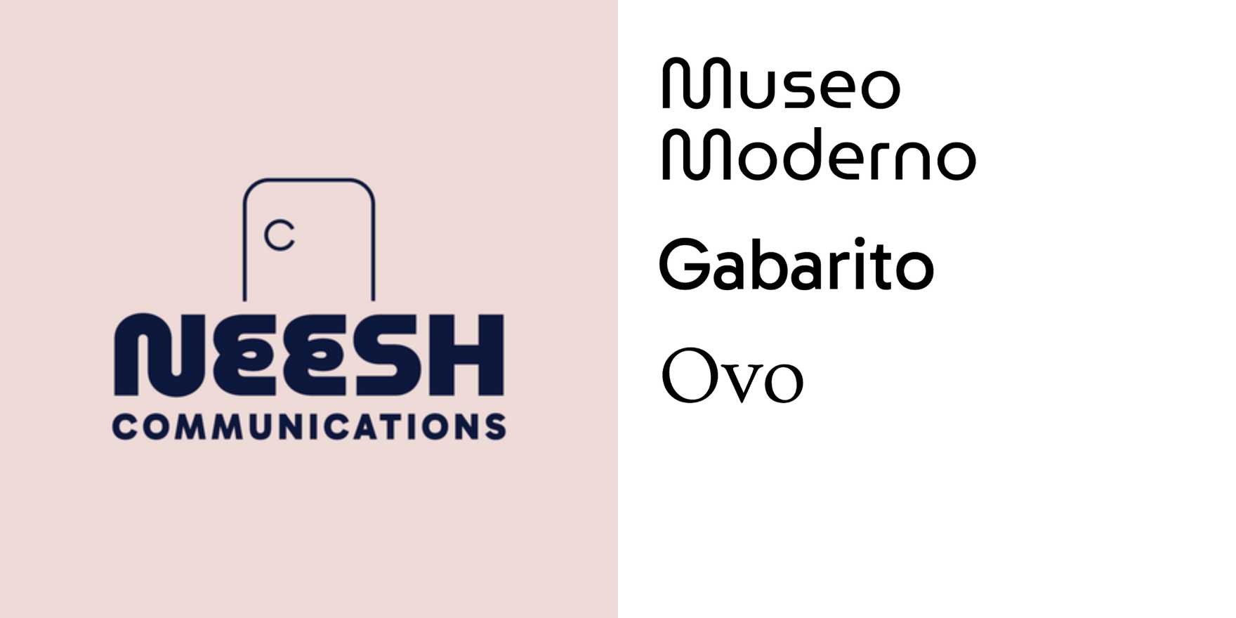 Neesh Communications - Fonts In Use