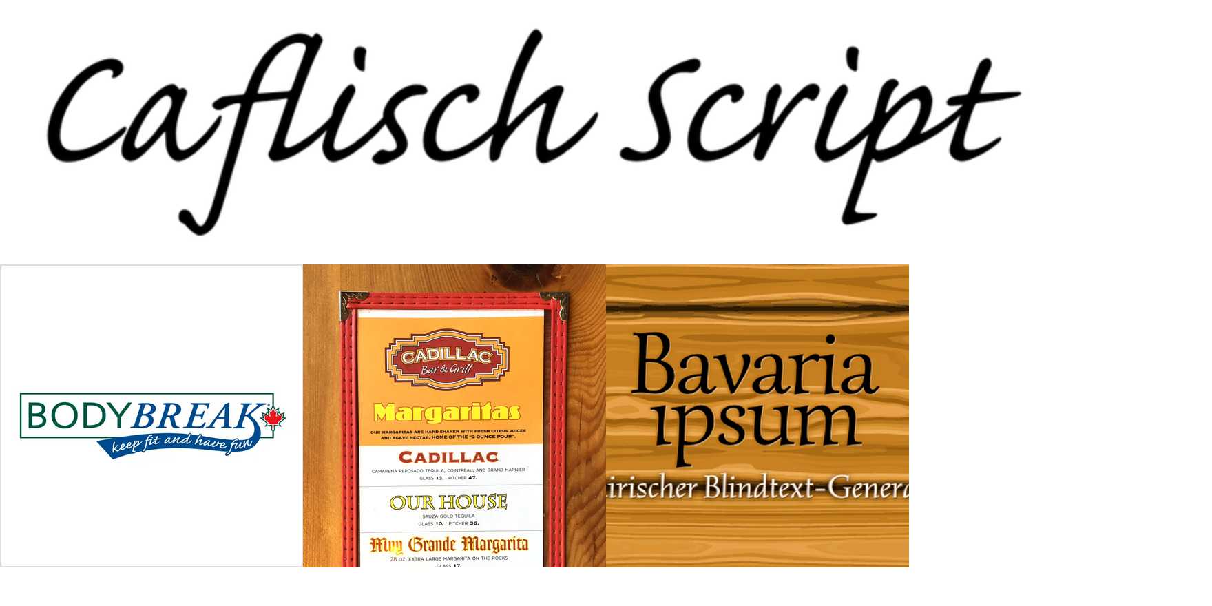 Caflisch Script in use - Fonts In Use