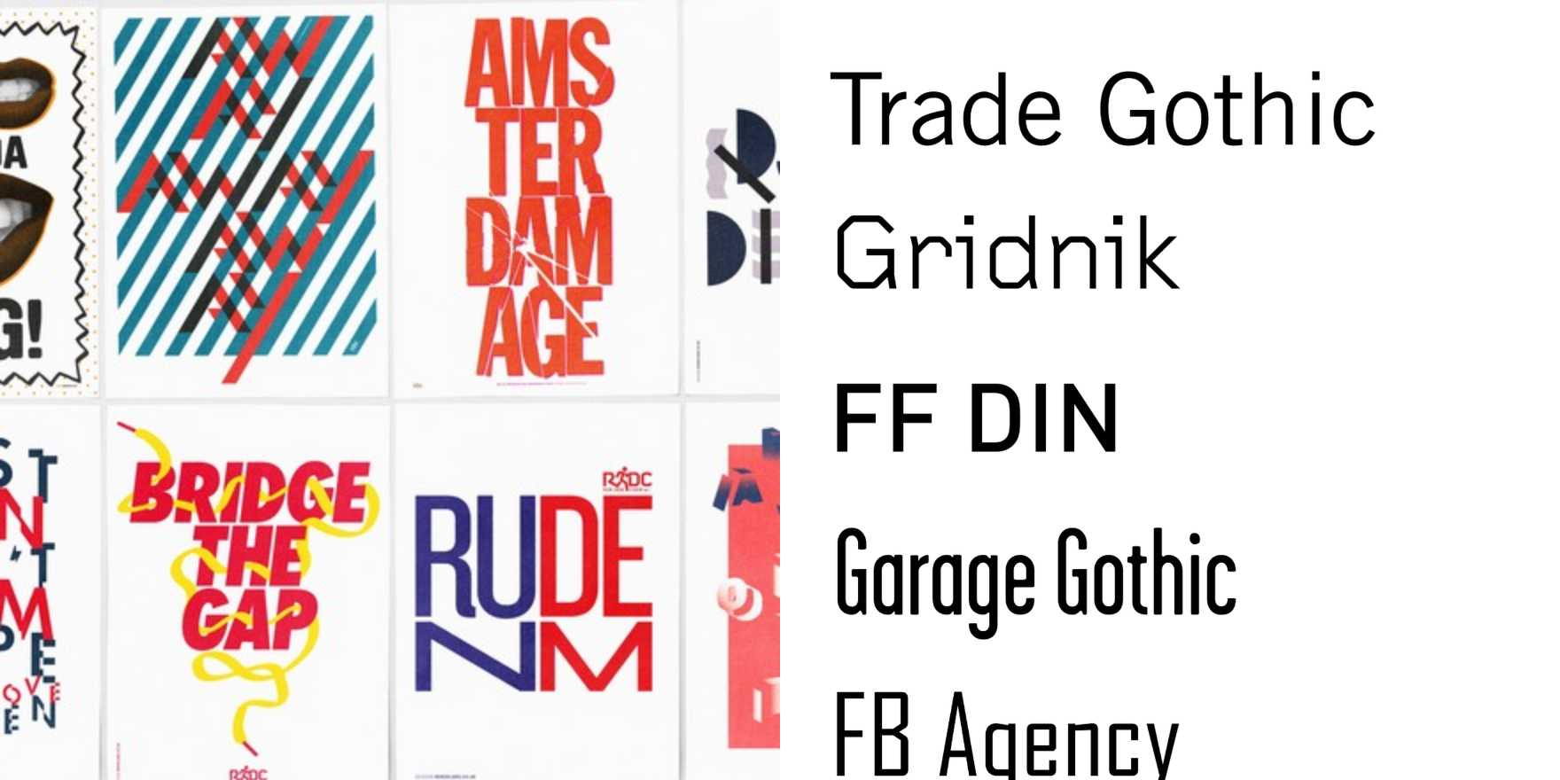 Run Dem Crew Bridge the Gap - Fonts In Use