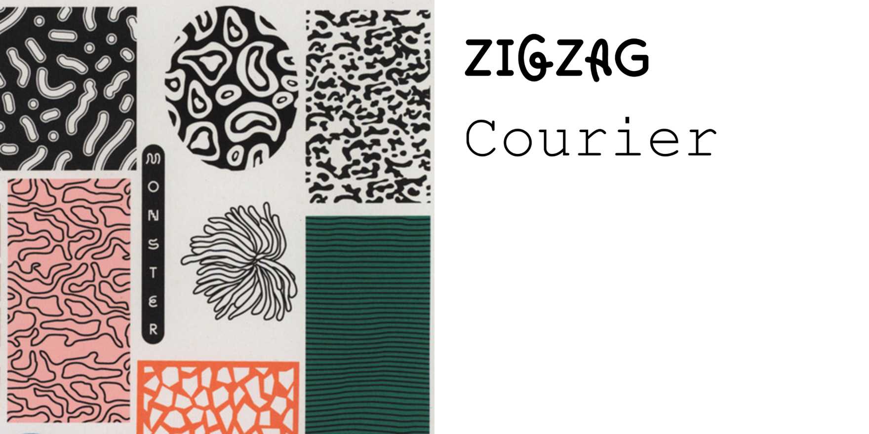 Monster Kitchen and Bar - Fonts In Use