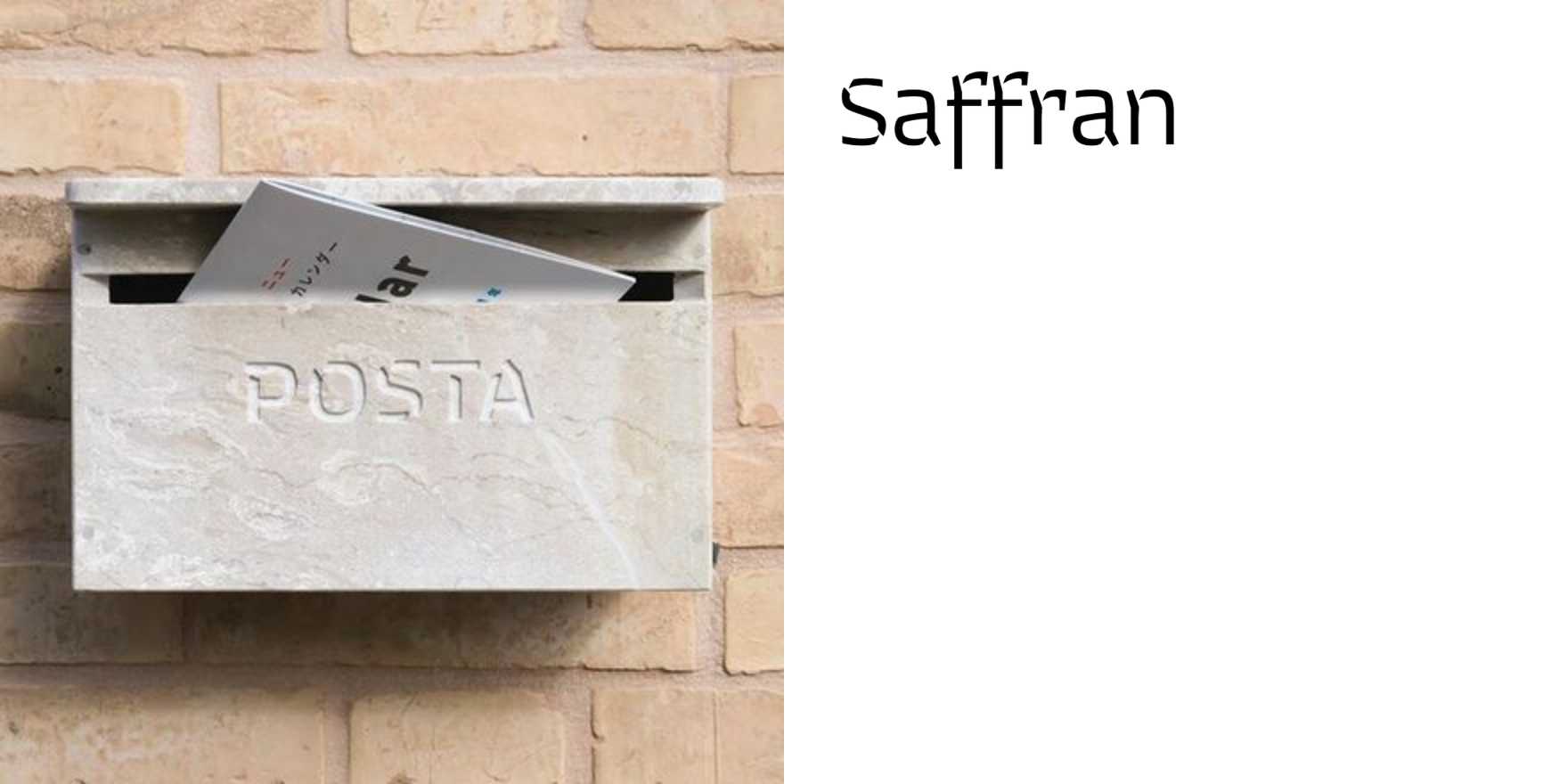 Posta - Fonts In Use