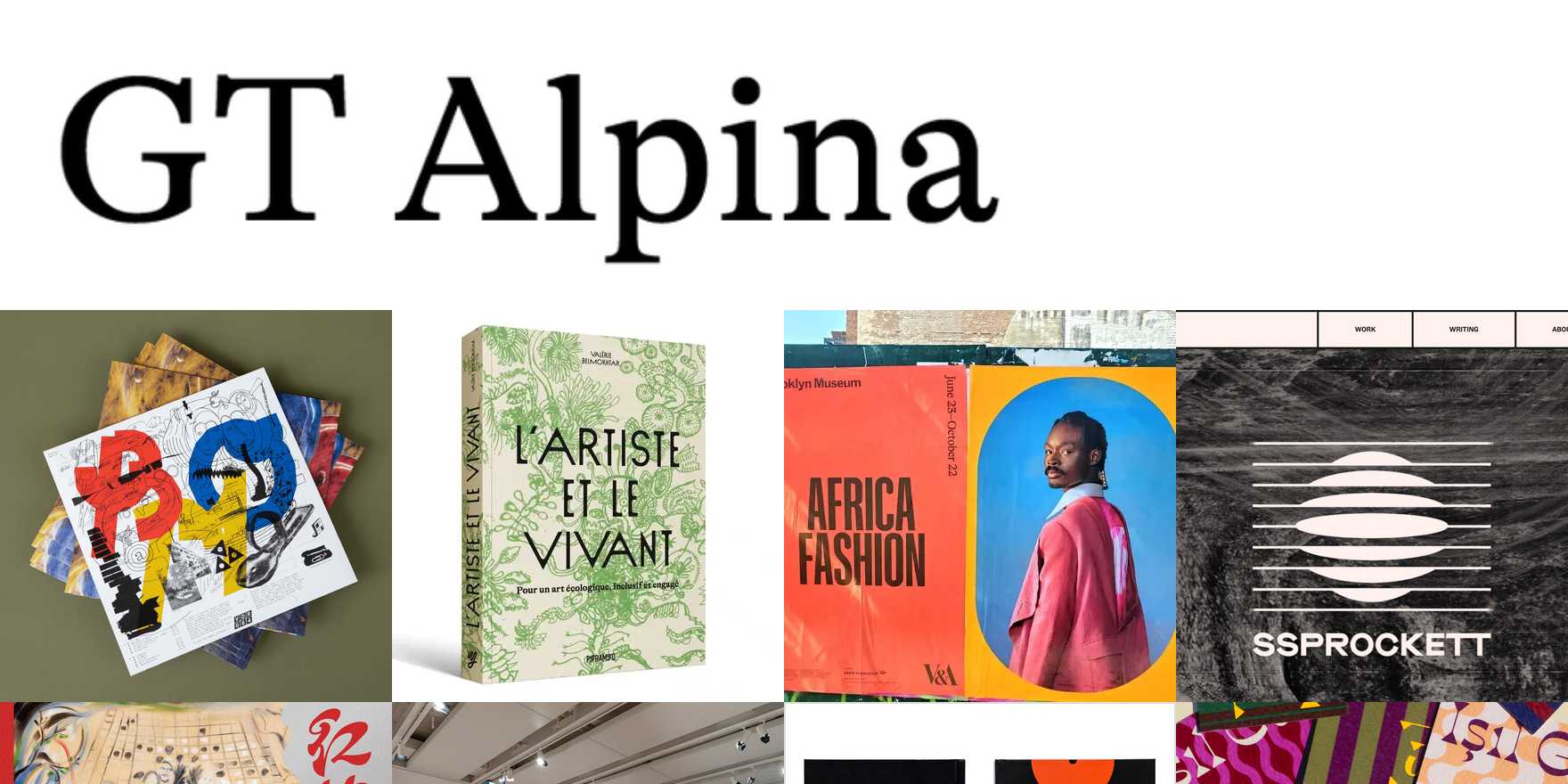 GT Alpina in use - Fonts In Use