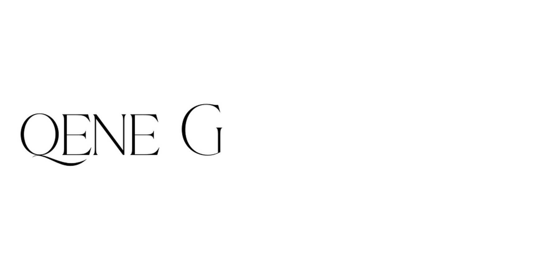 Qene G in use - Fonts In Use