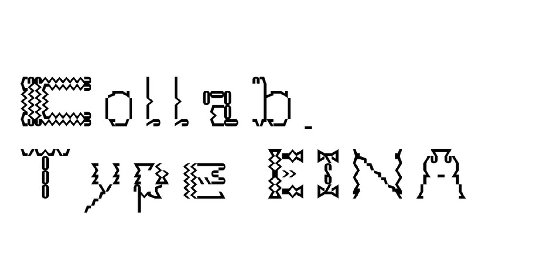 Collab_Type EINA in use - Fonts In Use