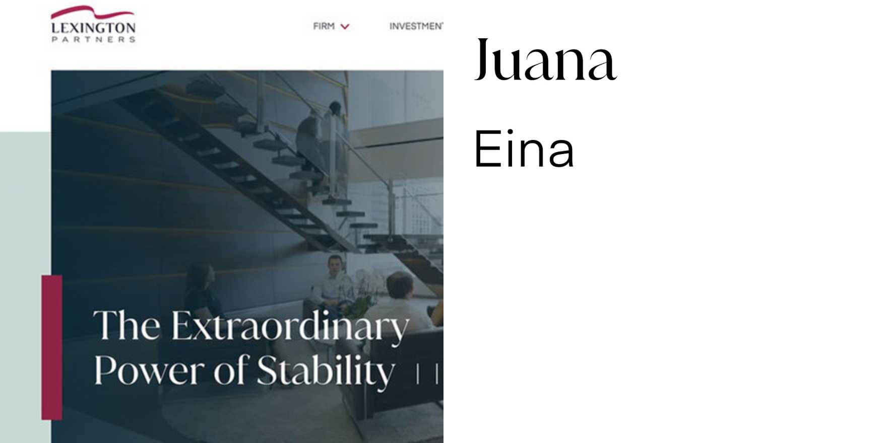 Lexington Partners - Fonts In Use