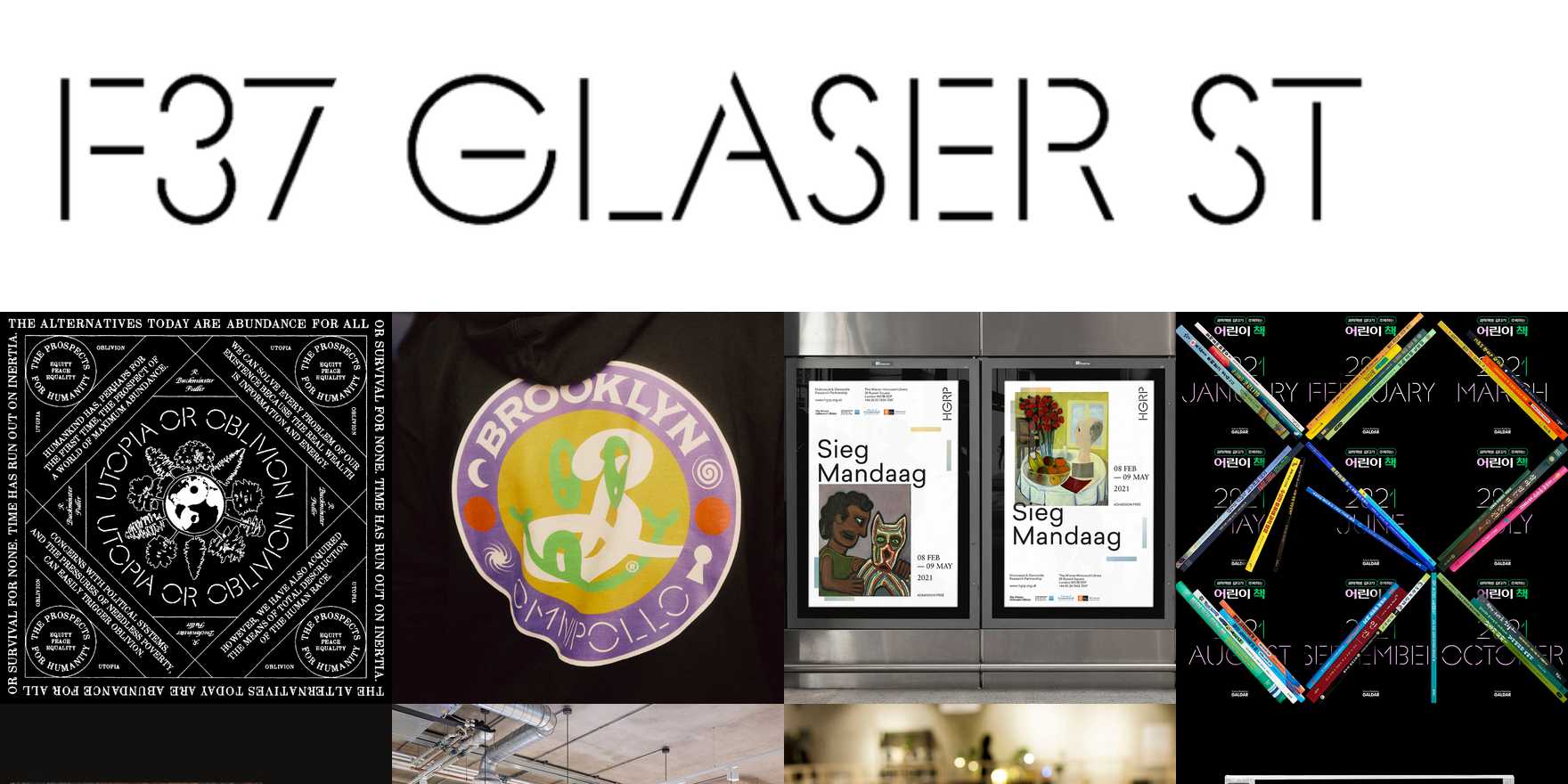 F37 Glaser Stencil in use - Fonts In Use