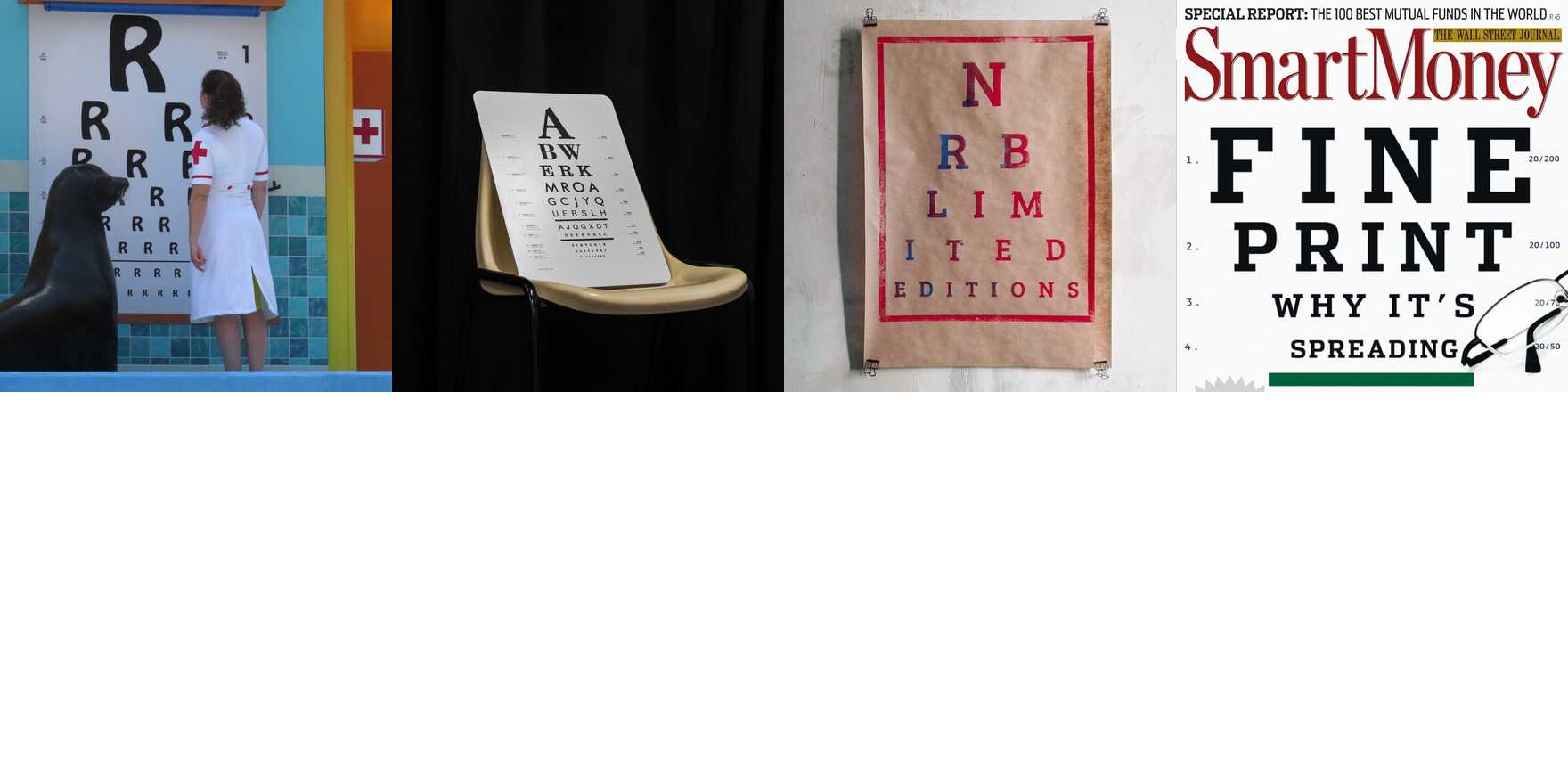 eye charts - Fonts In Use