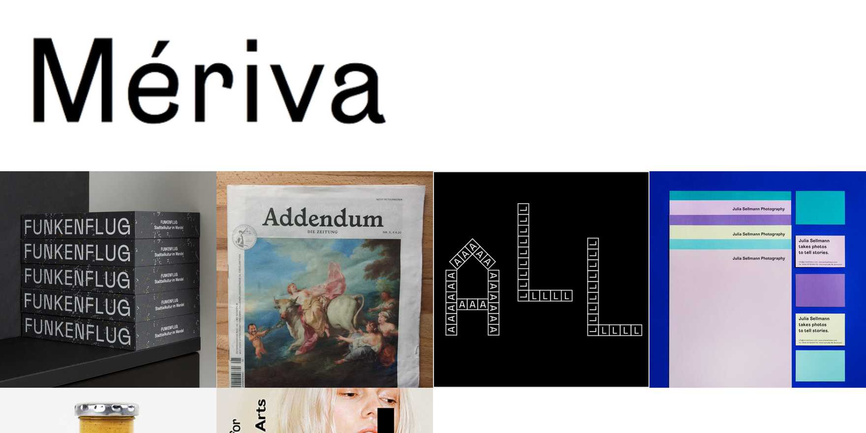 Mériva in use - Fonts In Use