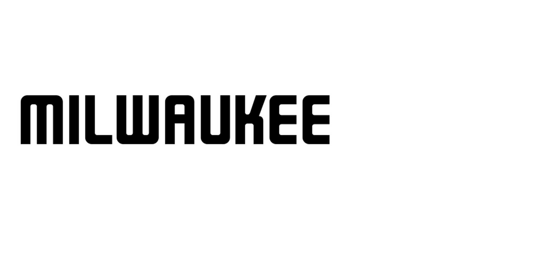 Milwaukee in use - Fonts In Use