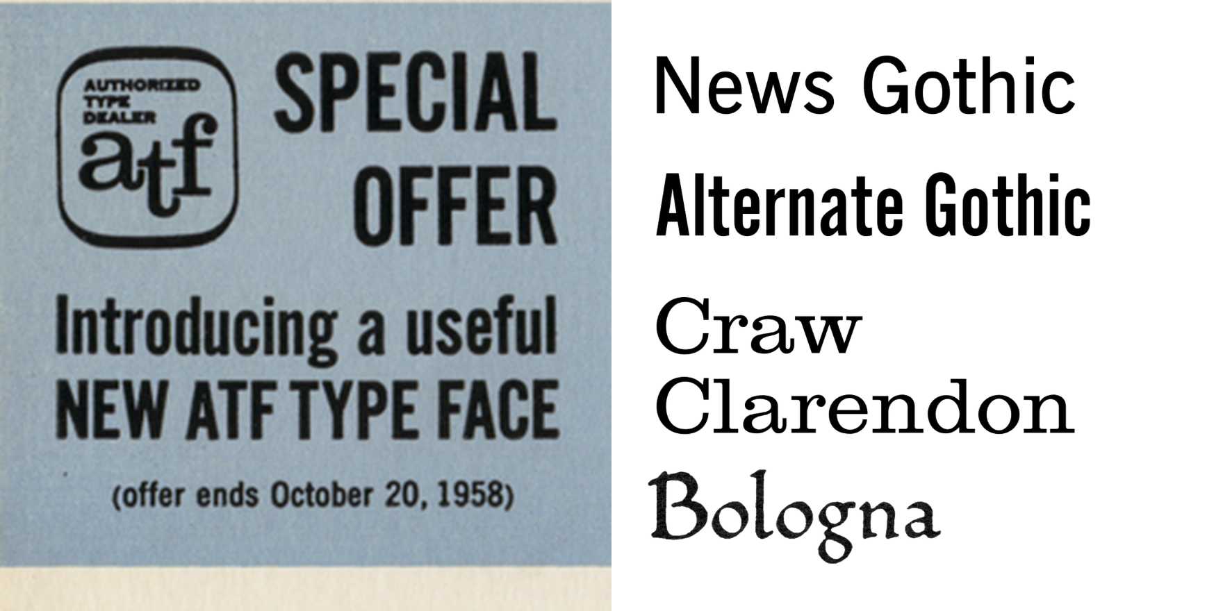 ATF Type-of-the-Month Card - Fonts In Use