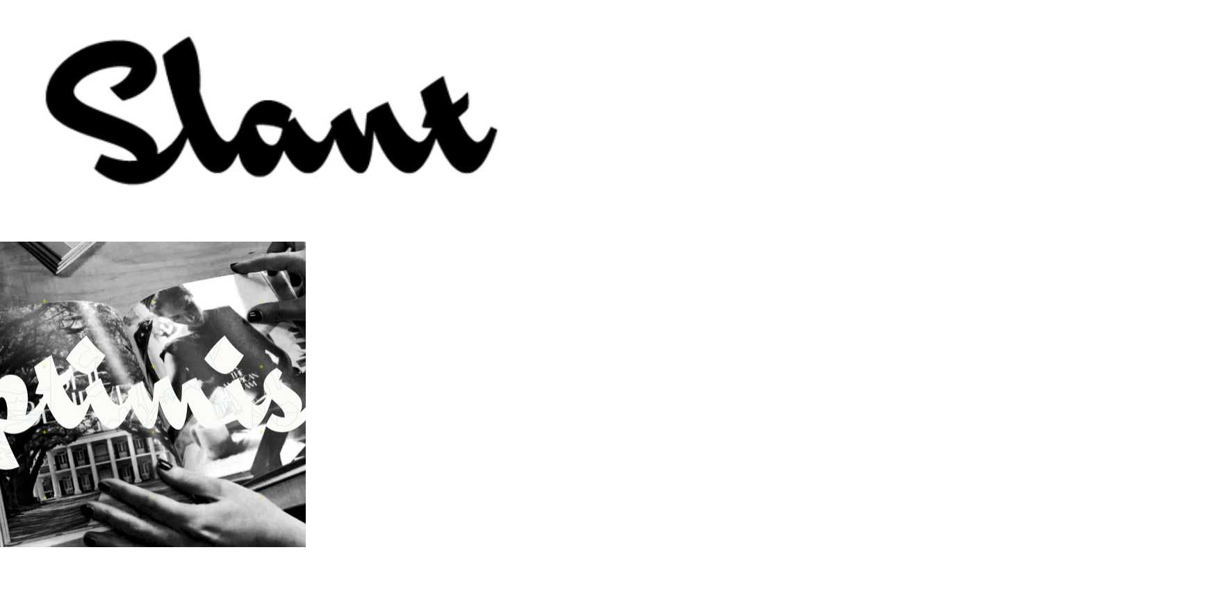 Studio Lettering Slant in use - Fonts In Use