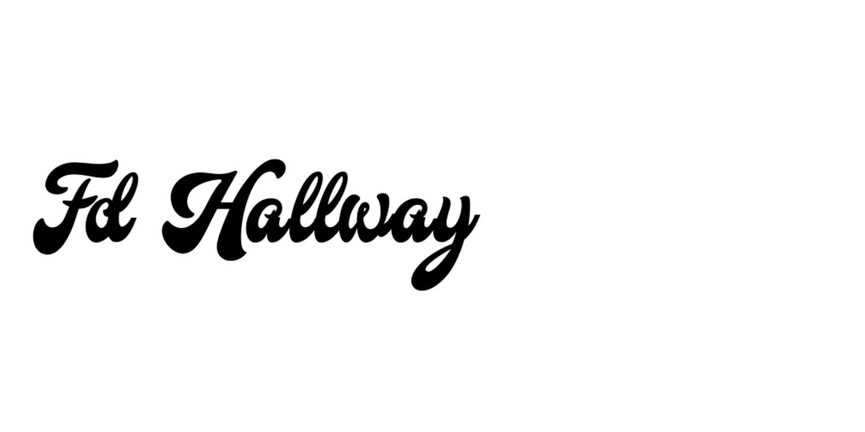 Fd Hallway in use - Fonts In Use