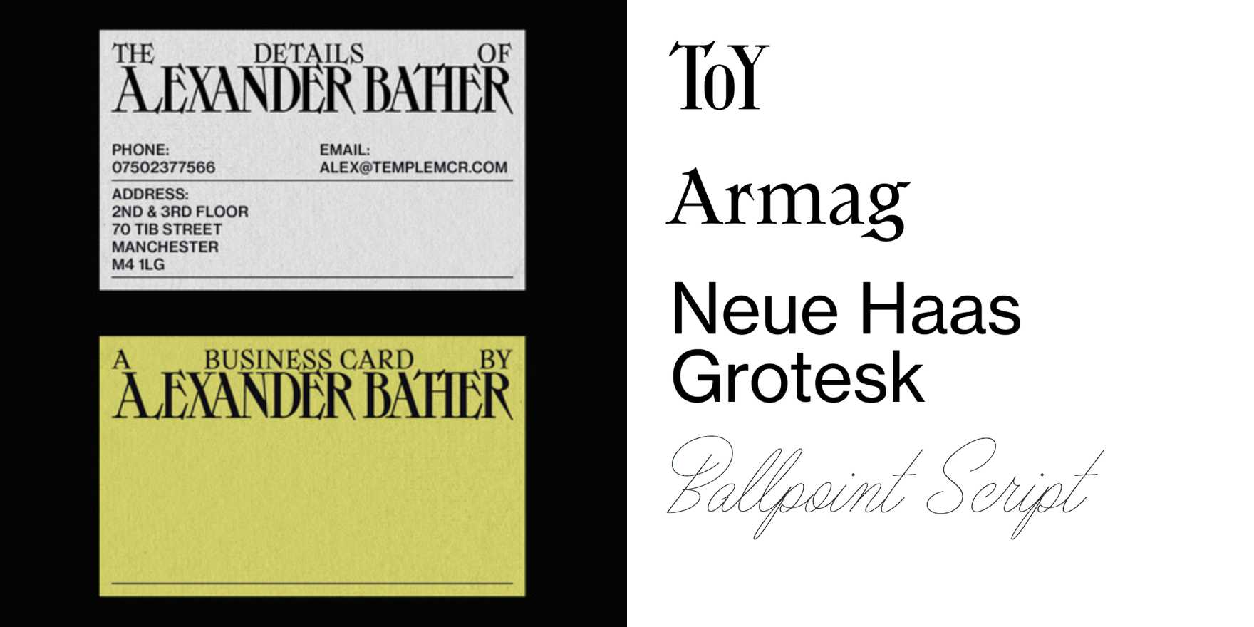 Have You Seen Alexander Bather - Fonts In Use