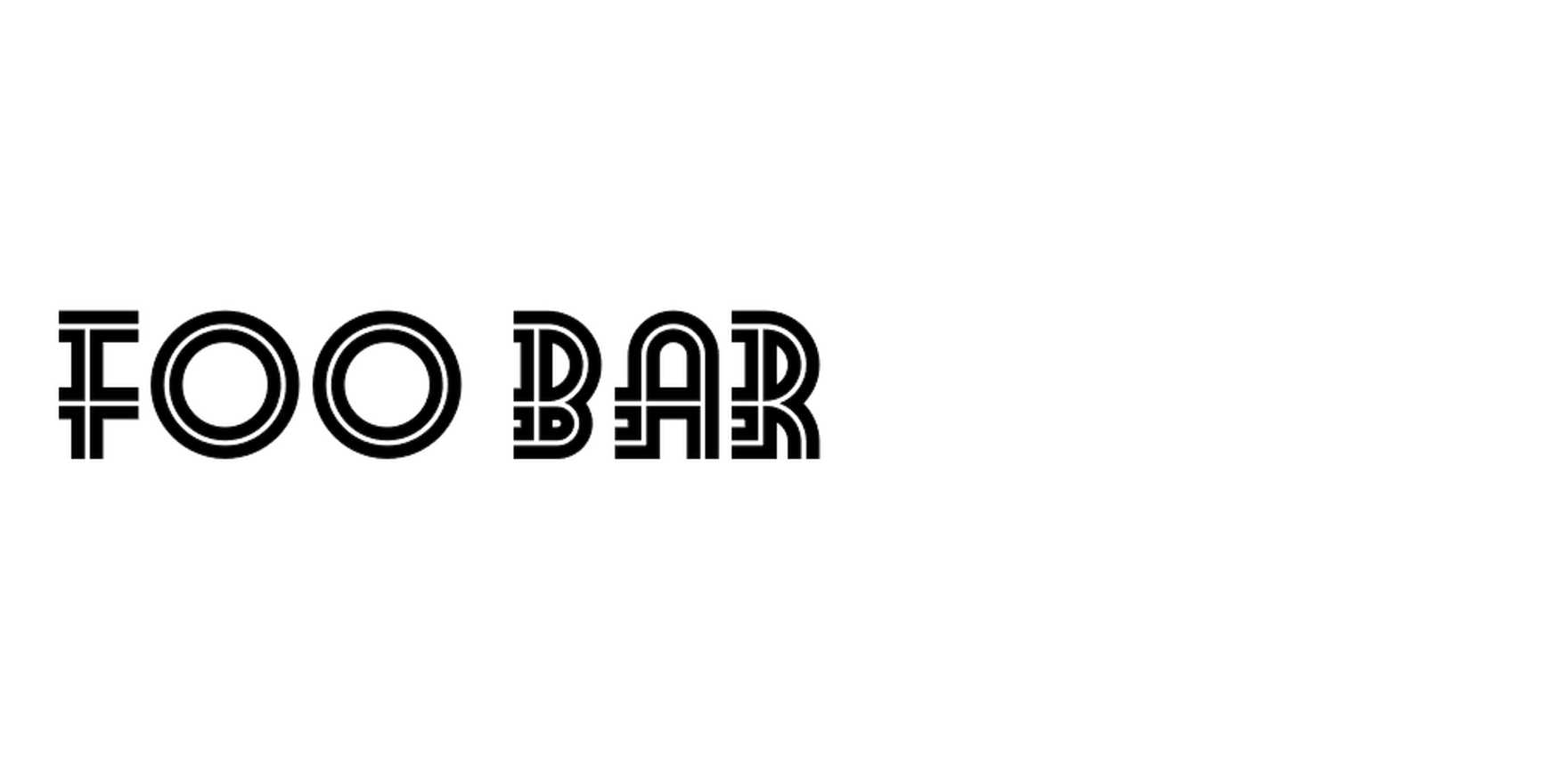 Foo Bar in use - Fonts In Use