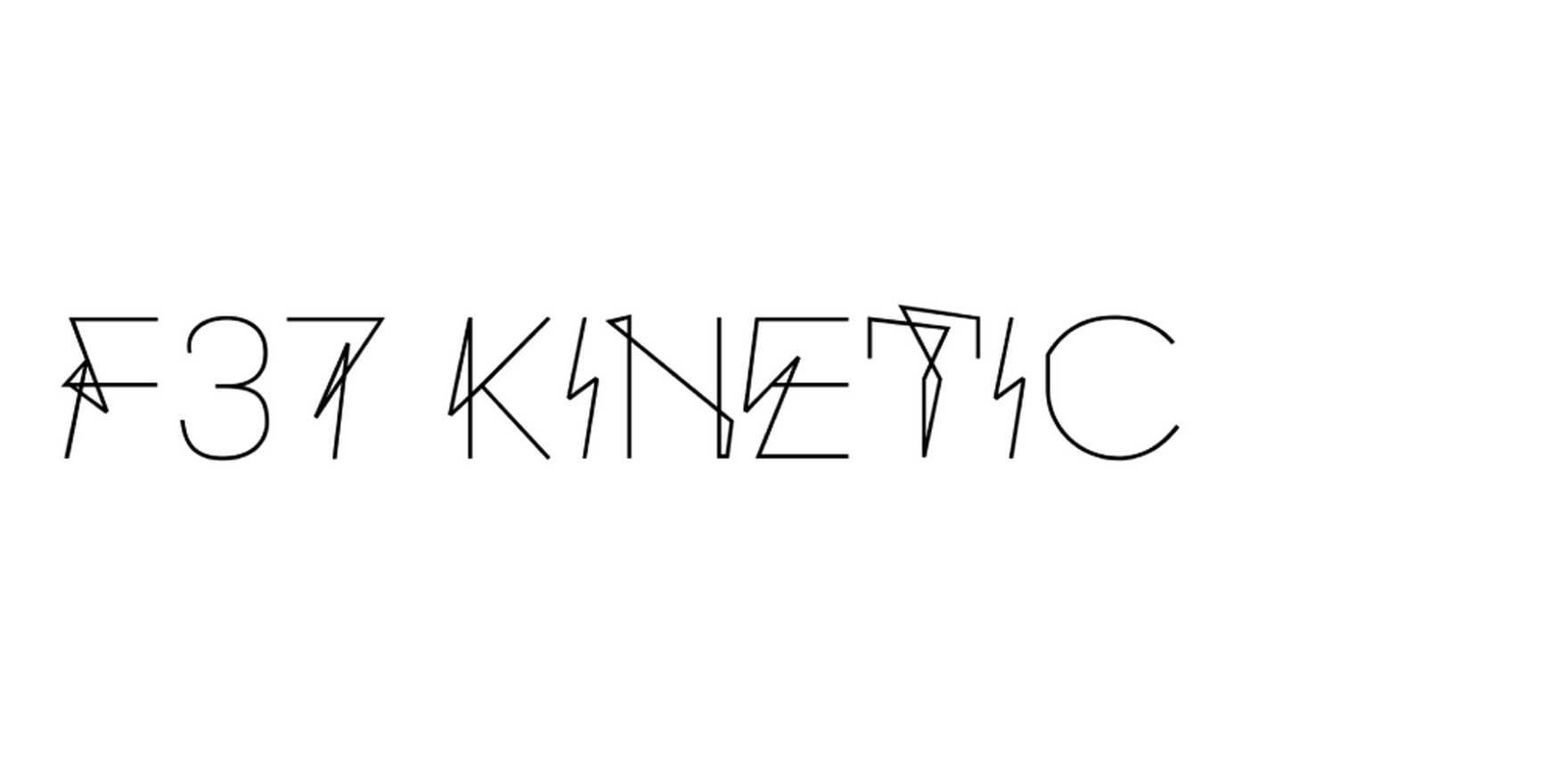 F37 Kinetic in use - Fonts In Use