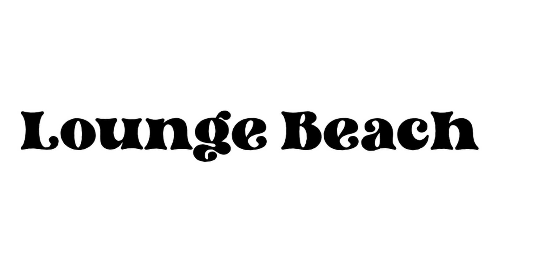 Lounge Beach in use - Fonts In Use